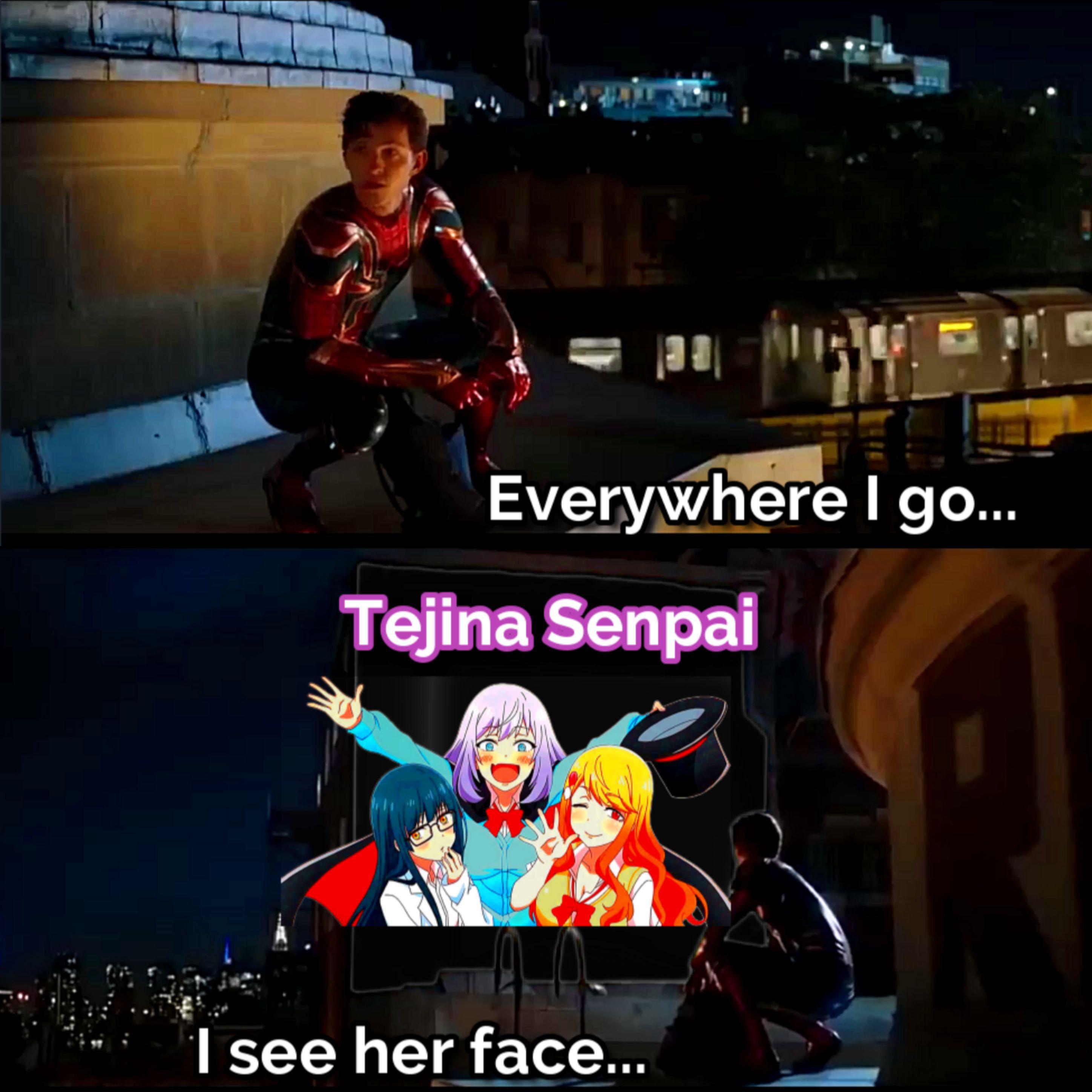 Senpai is everywhere. | Scrolller