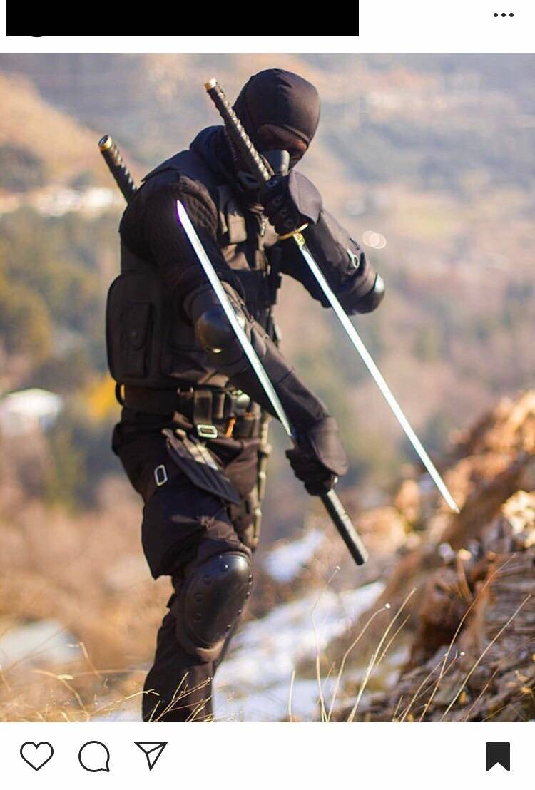 Sensei’s Reverse Gripped Dual-Wielded Swords in Tactical Gear Jutsu | Scrolller