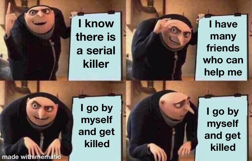 Serial killers have it easy | Scrolller