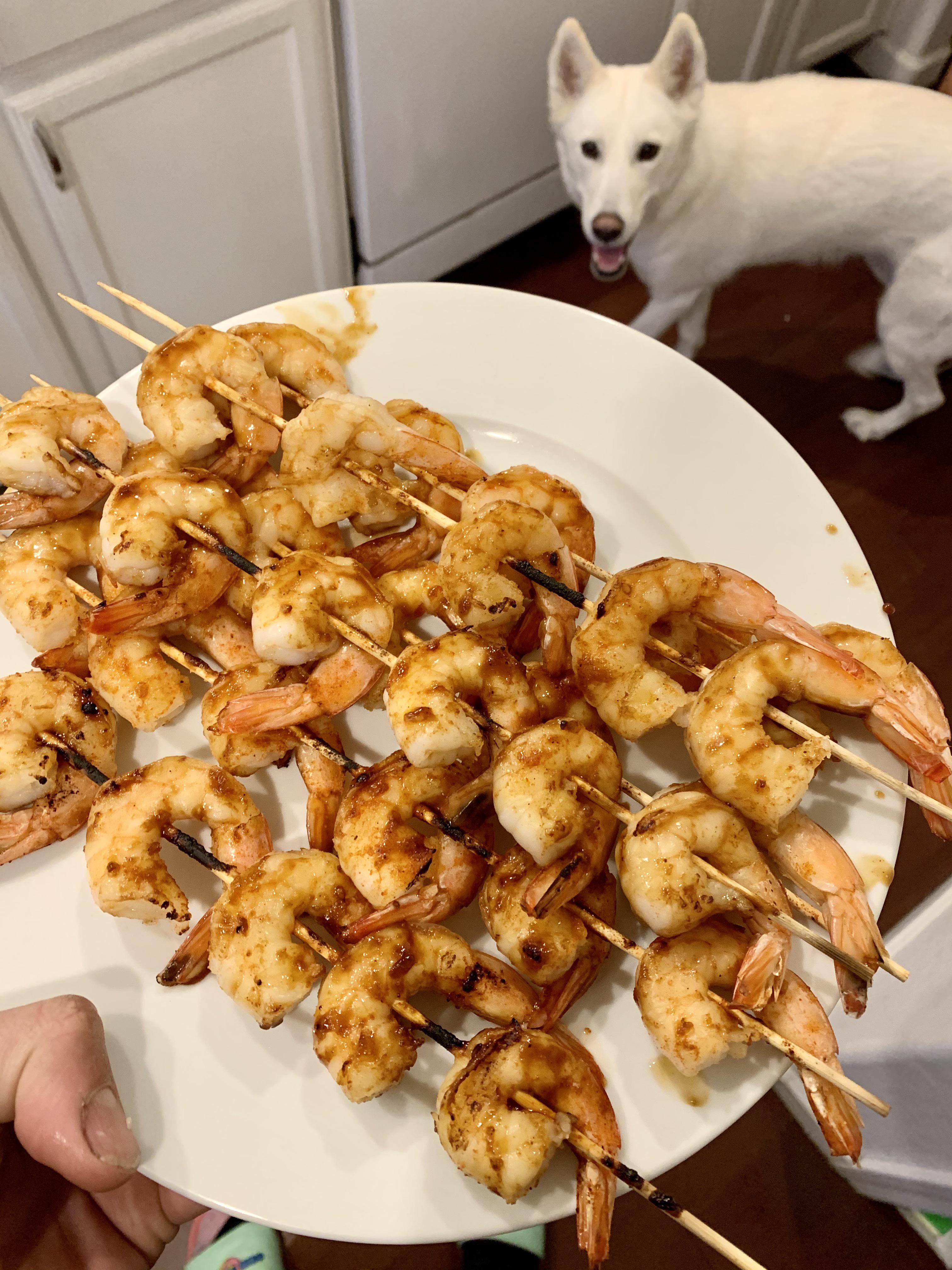 Sesame Ginger BBQ shrimp | Scrolller