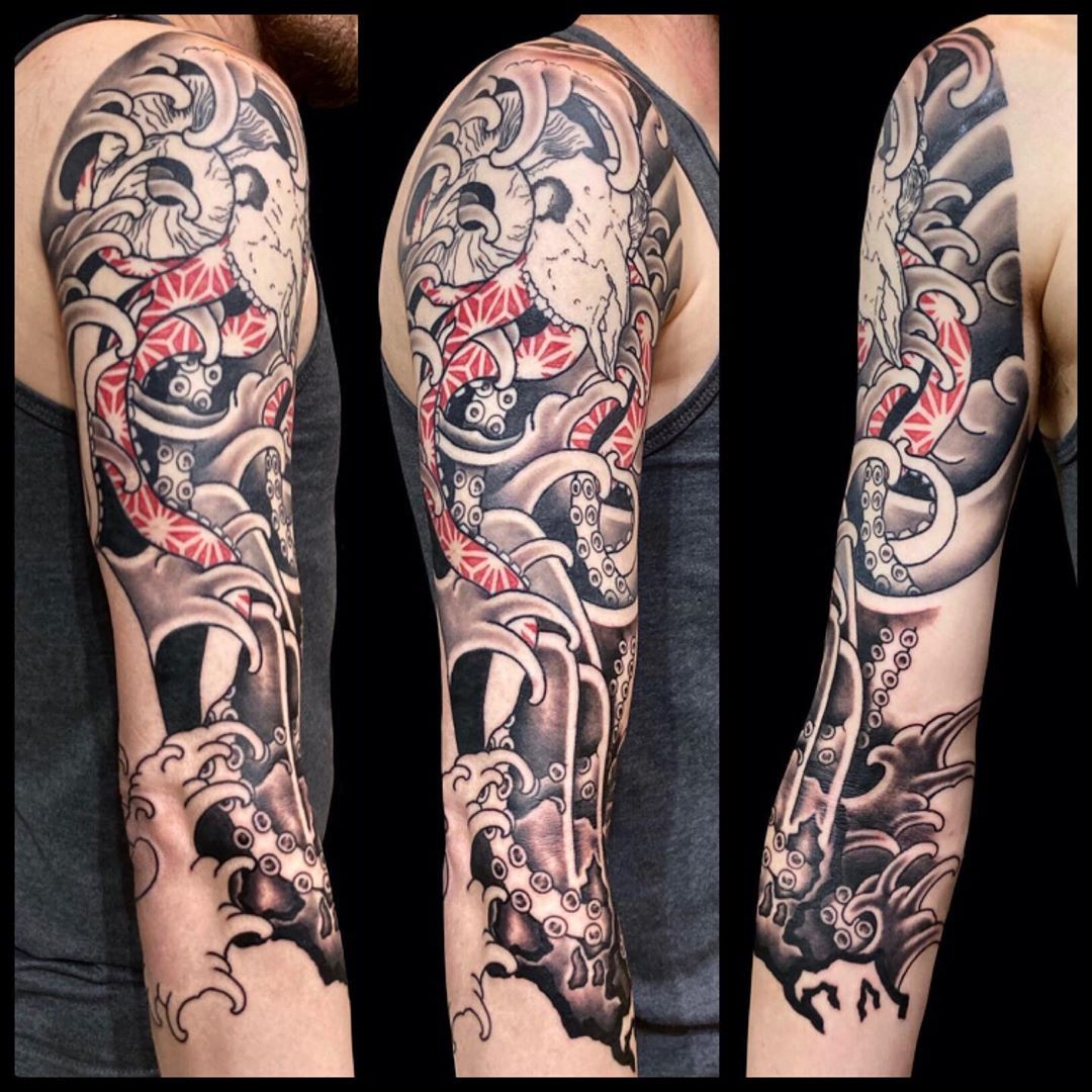 Session 3 of full sleeve project complete! | Scrolller