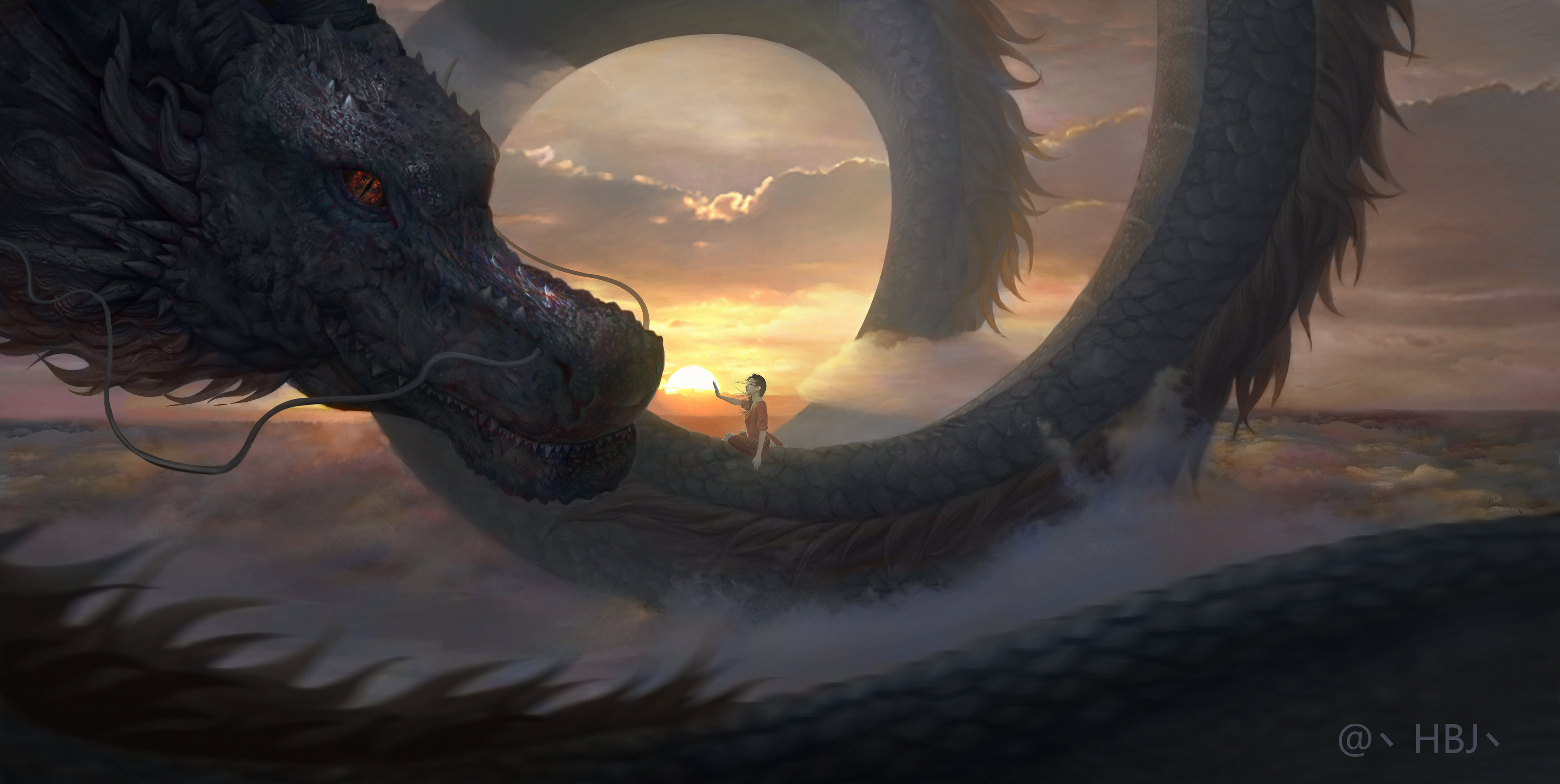 Setting Sun by H BJ | Scrolller