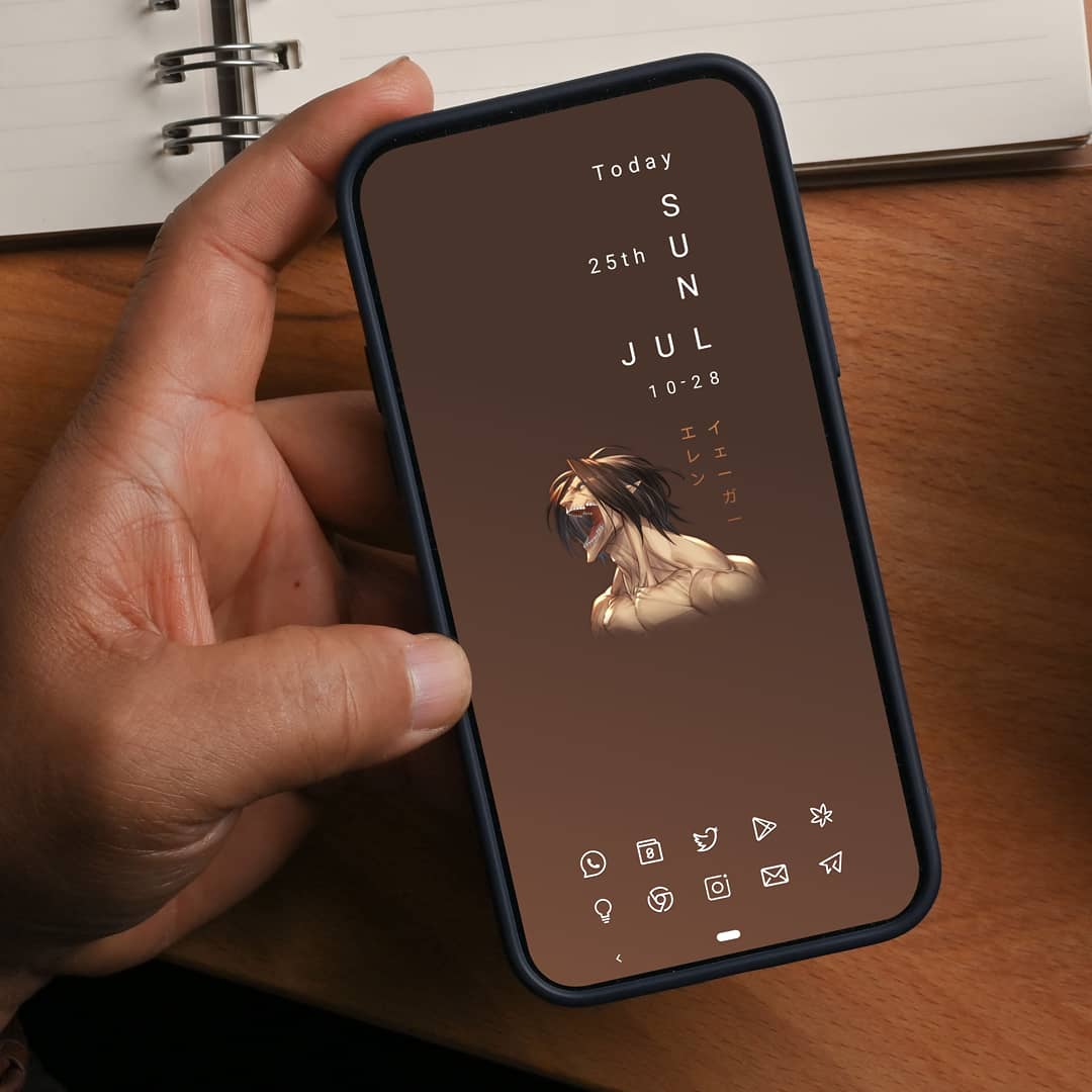 Attack on titan Nova Launcher Setup | Scrolller