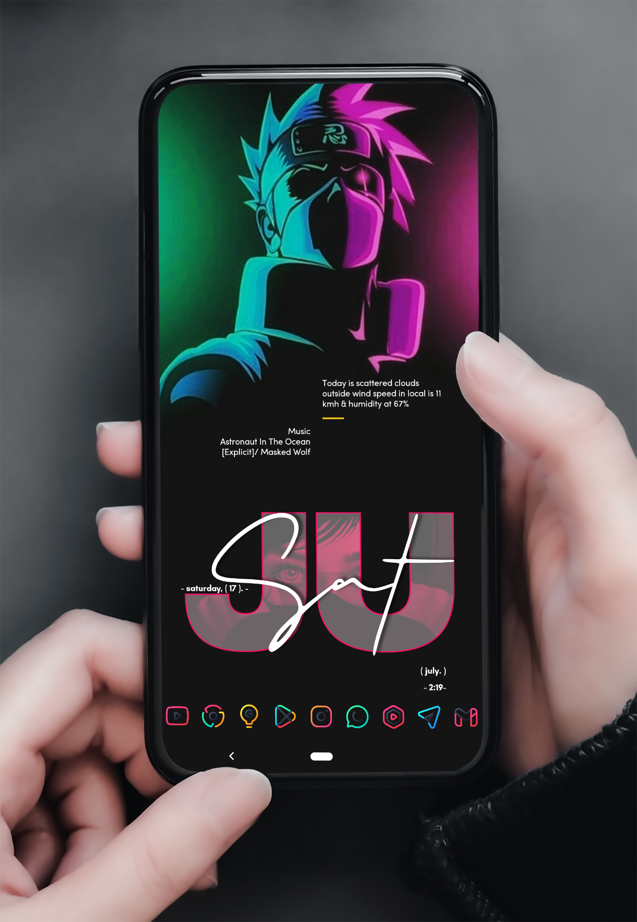 [SETUP] Kakashi | naruto | nova launcher setup | Scrolller