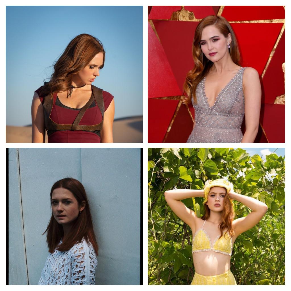 Redhead Celebs: Karen Gillan, Zoey Deutch, Bonnie Wright, Sadie Sink | Scrolller