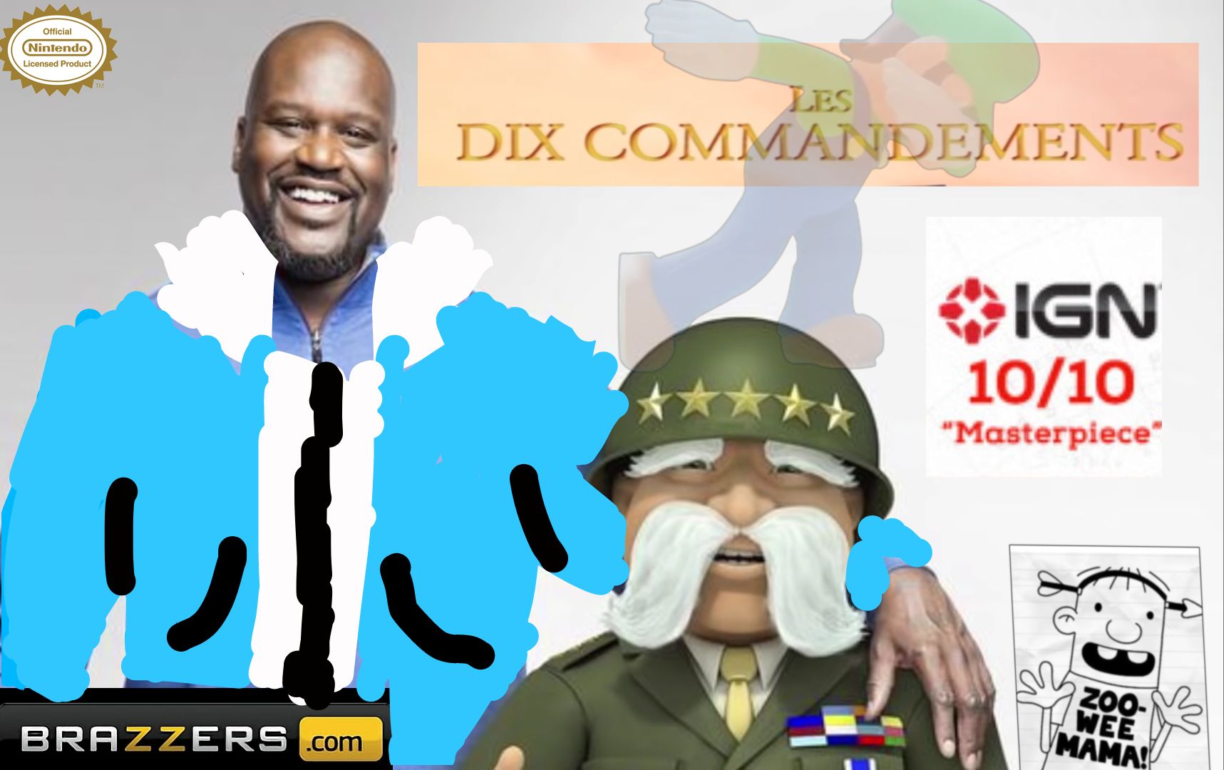 Shaq holding The General | Scrolller