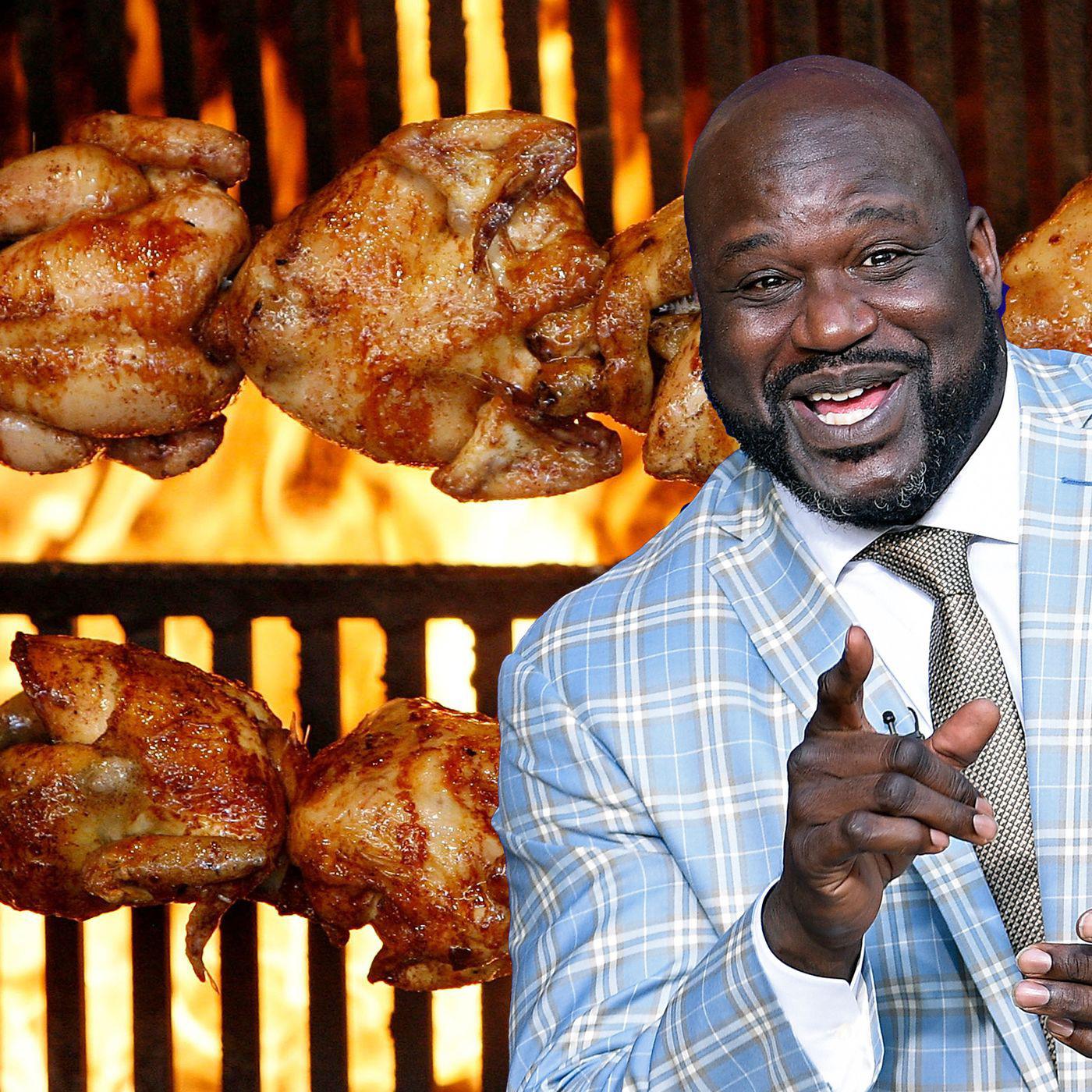Shaq with chicken | Scrolller