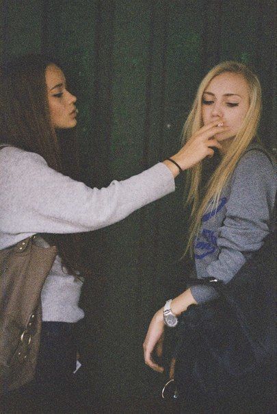 Sharing a cigarette. | Scrolller
