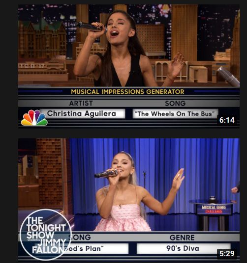 She always closes her eyes and lifts her hand while singing....what a legend | Scrolller