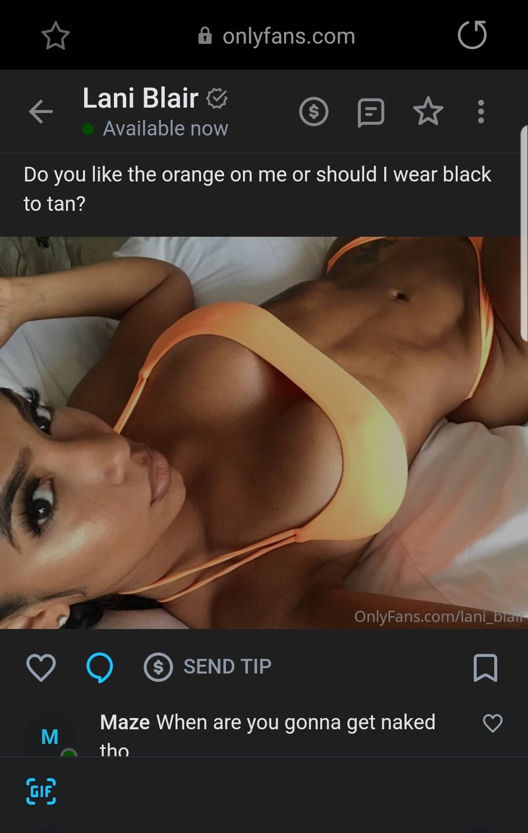 She just dropped this on her OF feed. | Scrolller