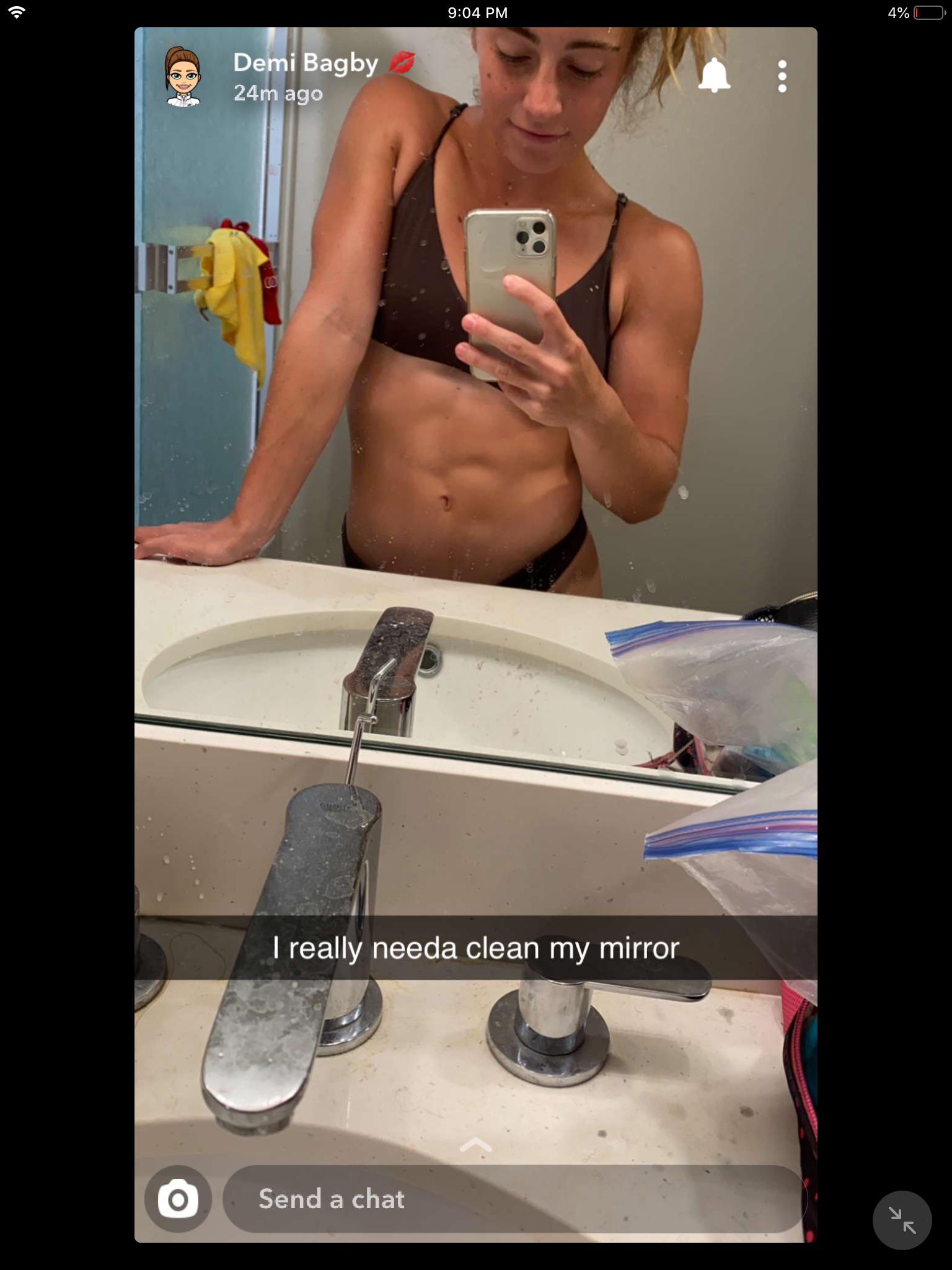 She posted this on her snap yesterday. | Scrolller