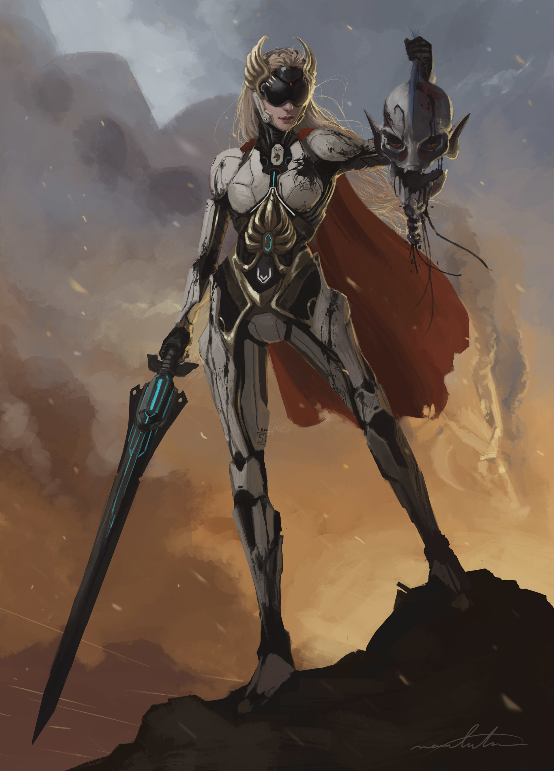 She-Ra - Cyborg Makeover by Mona Finden | Scrolller