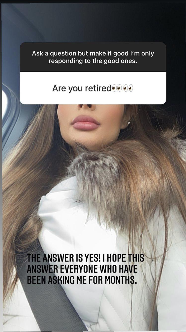 She retired | Scrolller