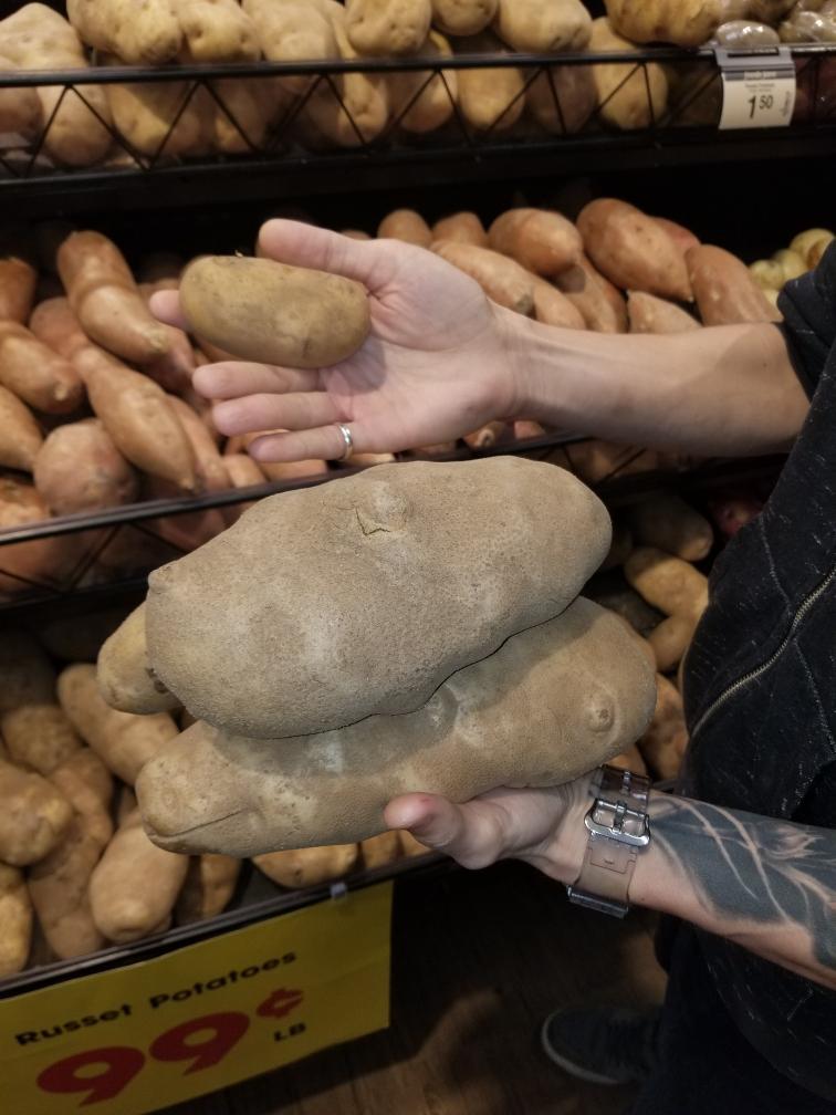 She told me to pick up 4 potatoes | Scrolller