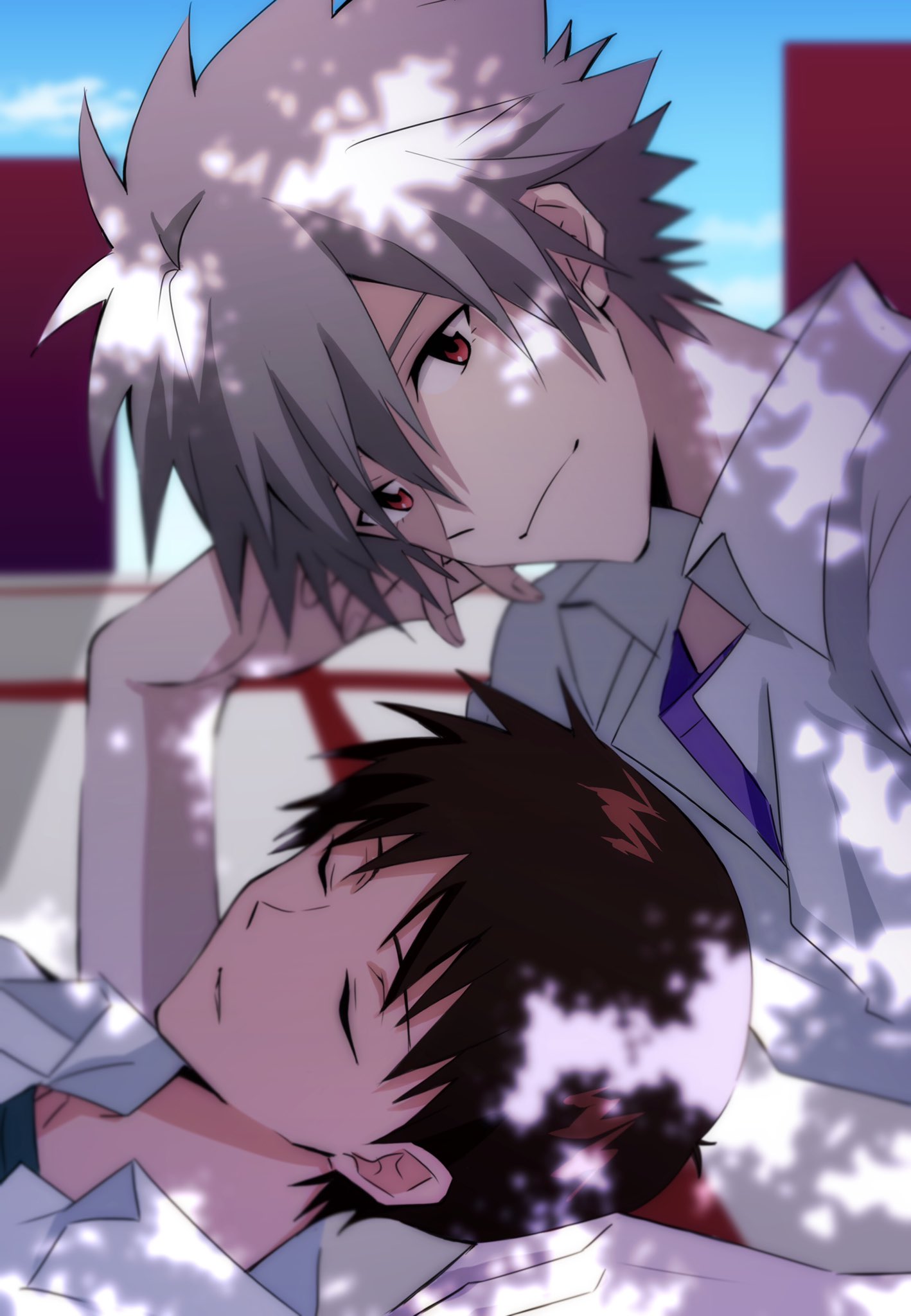 Shinji Asleep | Scrolller