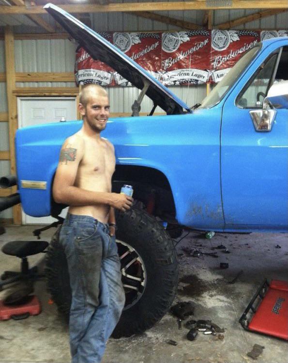 “Shirtless redneck and his truck” … | Scrolller
