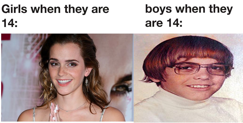 shitty girls vs boys meme i know | Scrolller