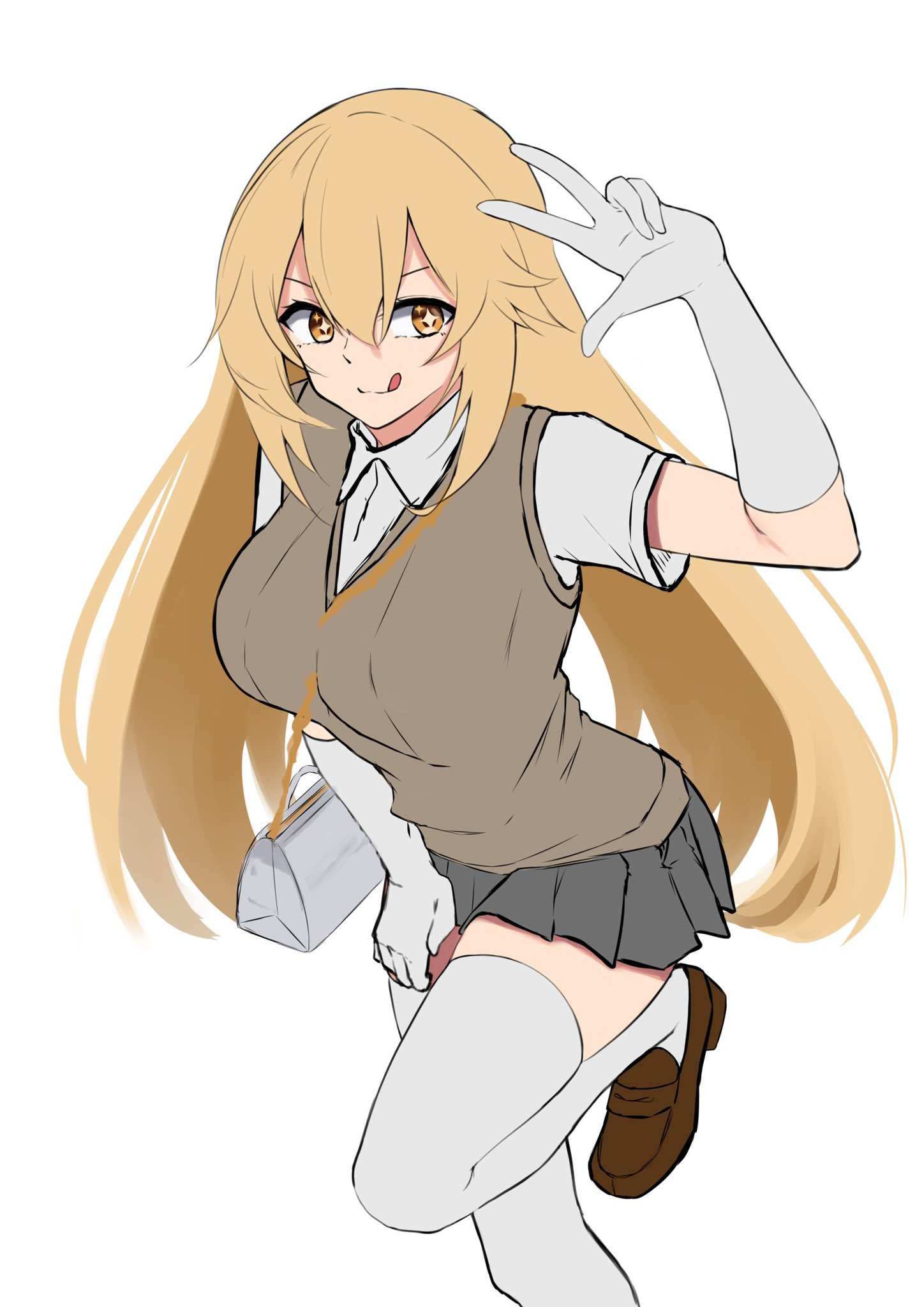 Shokuhou Misaki's signature pose | Scrolller