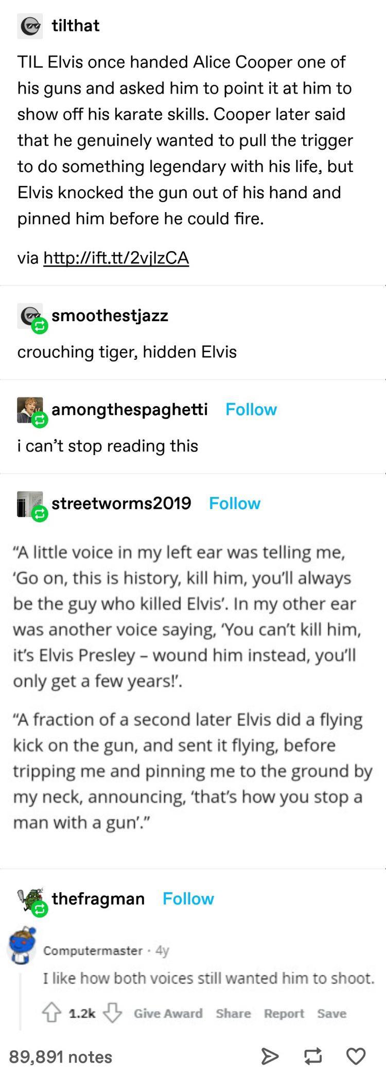 Shoot him! He's Elvis! | Scrolller