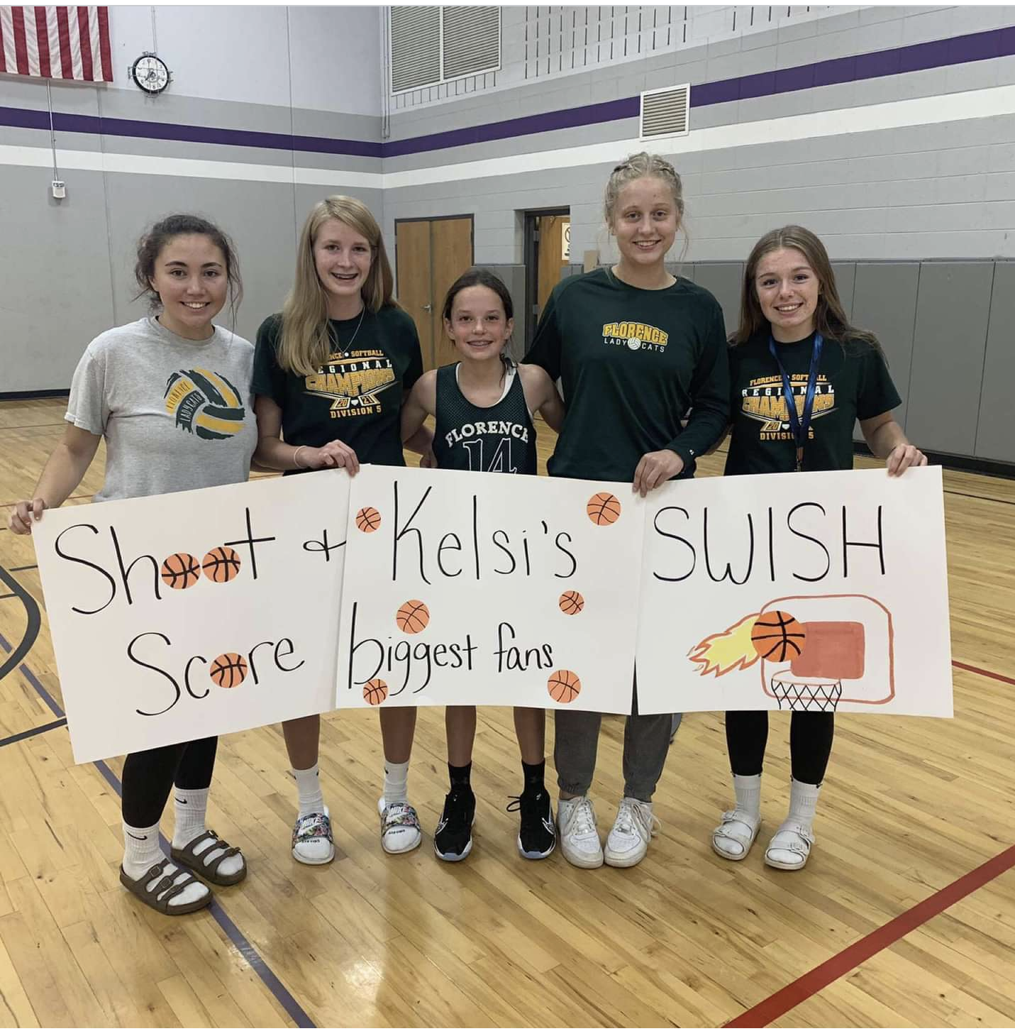 Shoot + Kelsi's Swish Score Biggest Fan | Scrolller