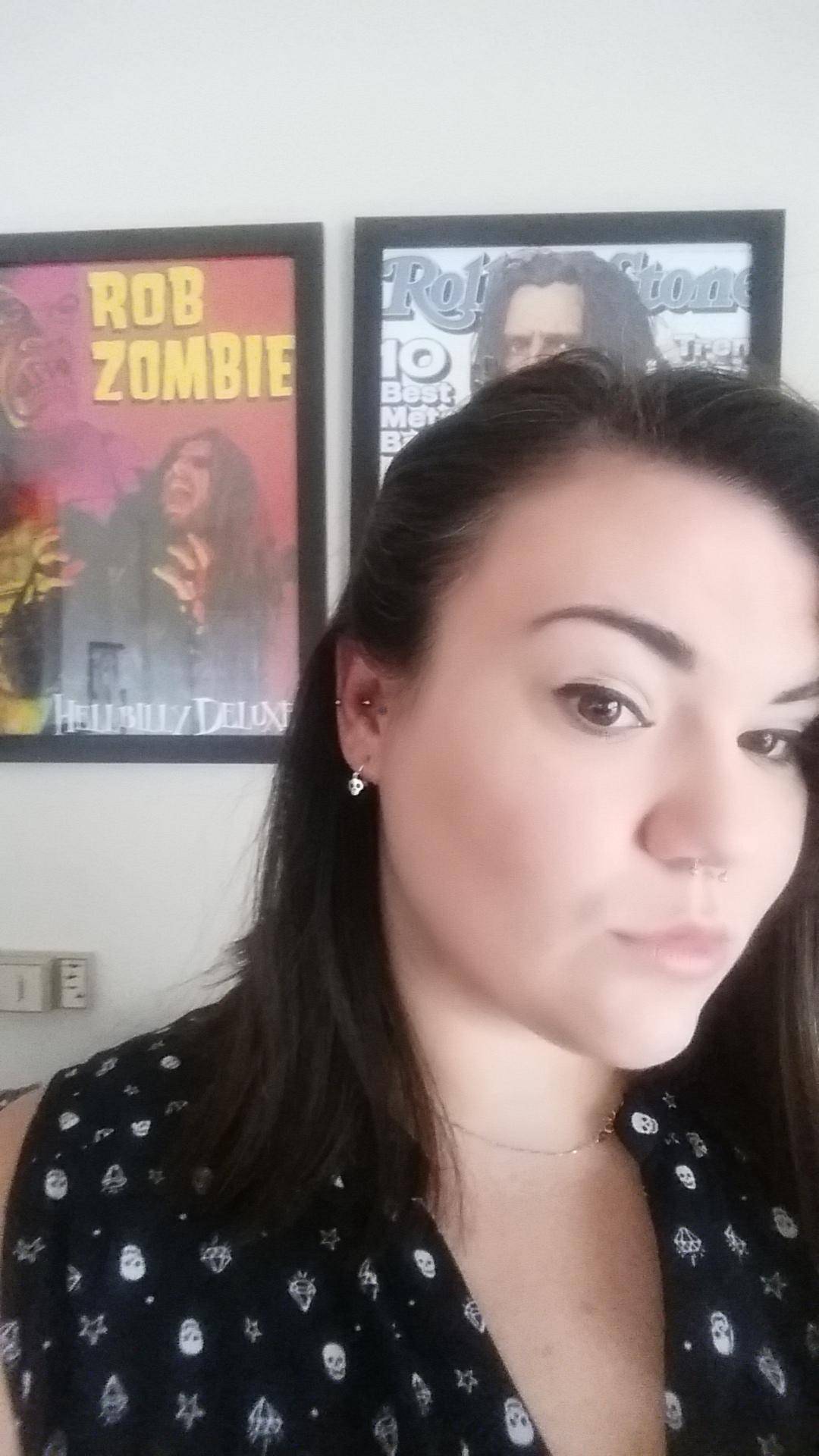 Showing off my new ear piercing | Scrolller