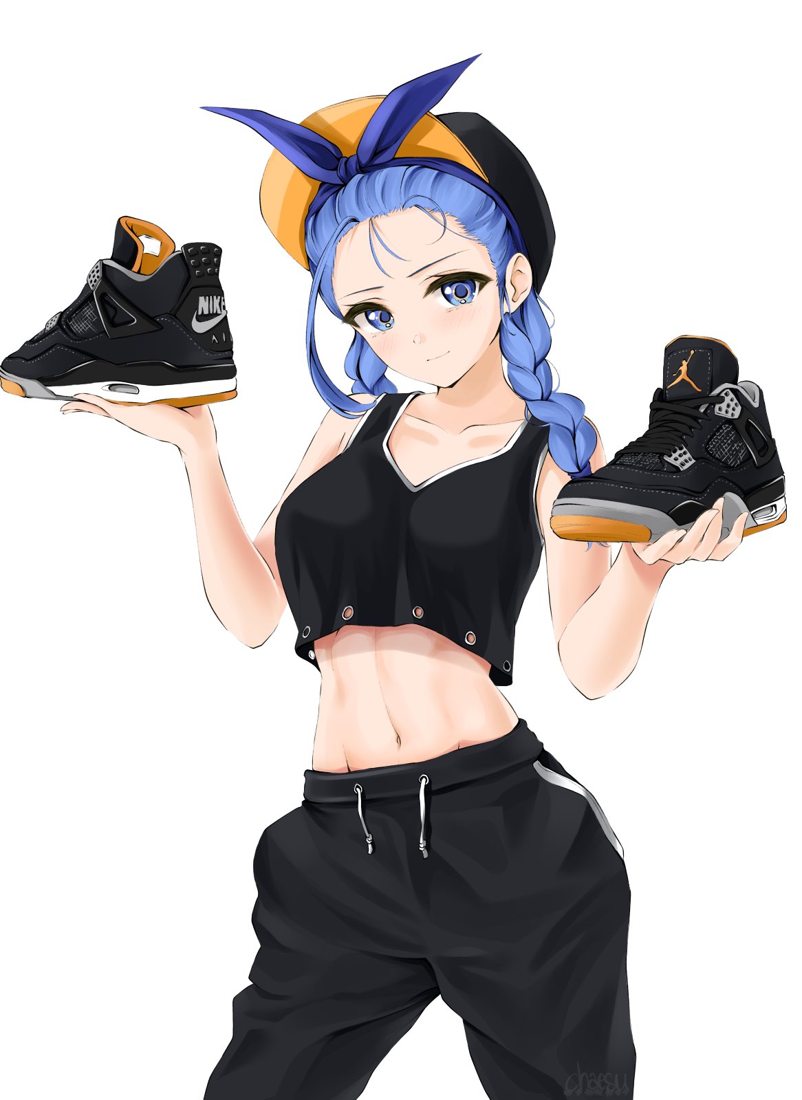 Showing off shoes (and her belly) | Scrolller
