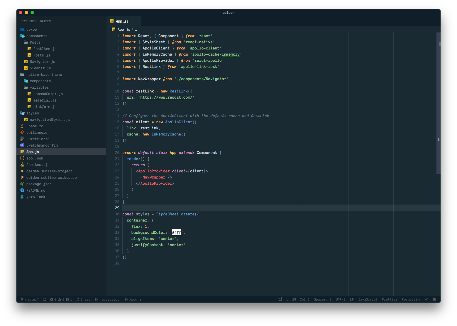 Shuriken - Opinionated vscode theme inspired by spacegray and oceanic next. | Scrolller