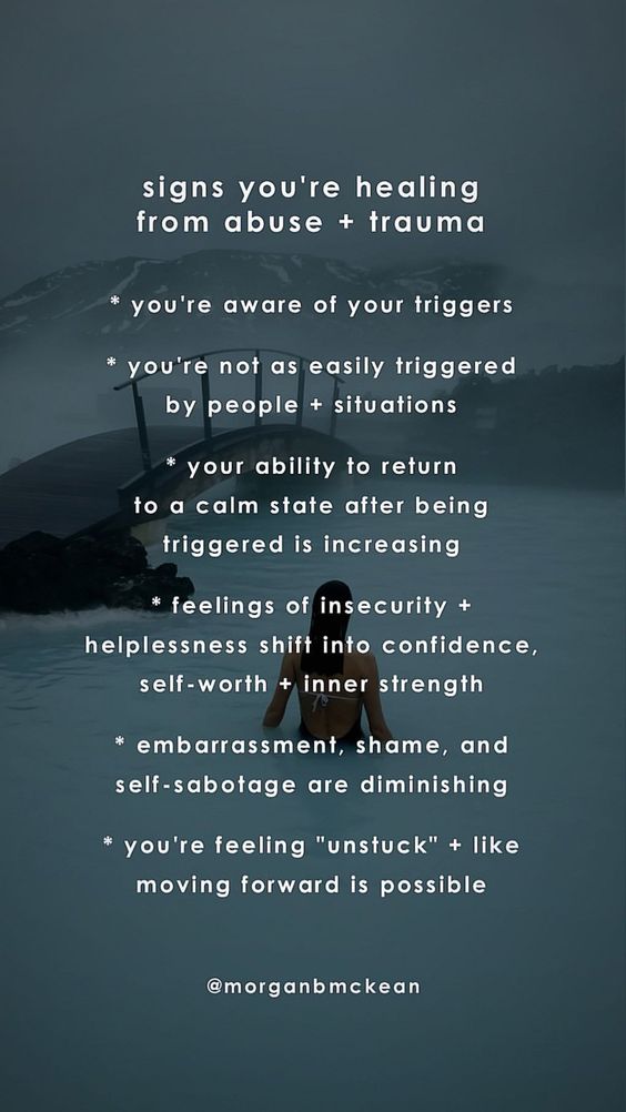 Signs You're Healing From Abuse & Trauma | Scrolller
