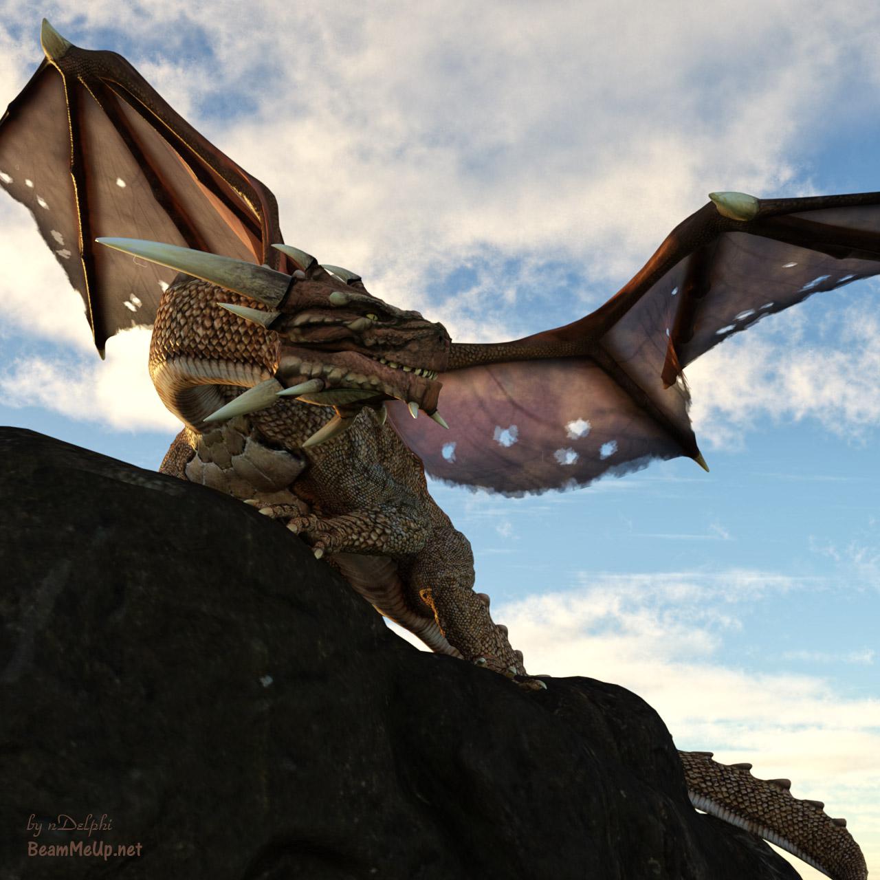Silent Wings: A Desert Dragon. | Scrolller
