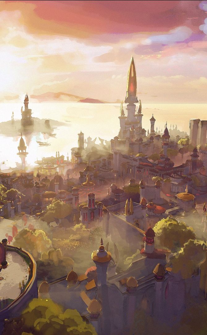 Silvermoon City -fanart by Aobo Wang | Scrolller