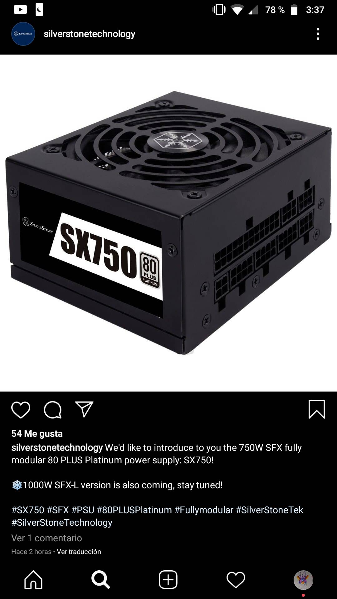 Silverstone introduce a 750w SFX power supply and announced a 1000w coming | Scrolller