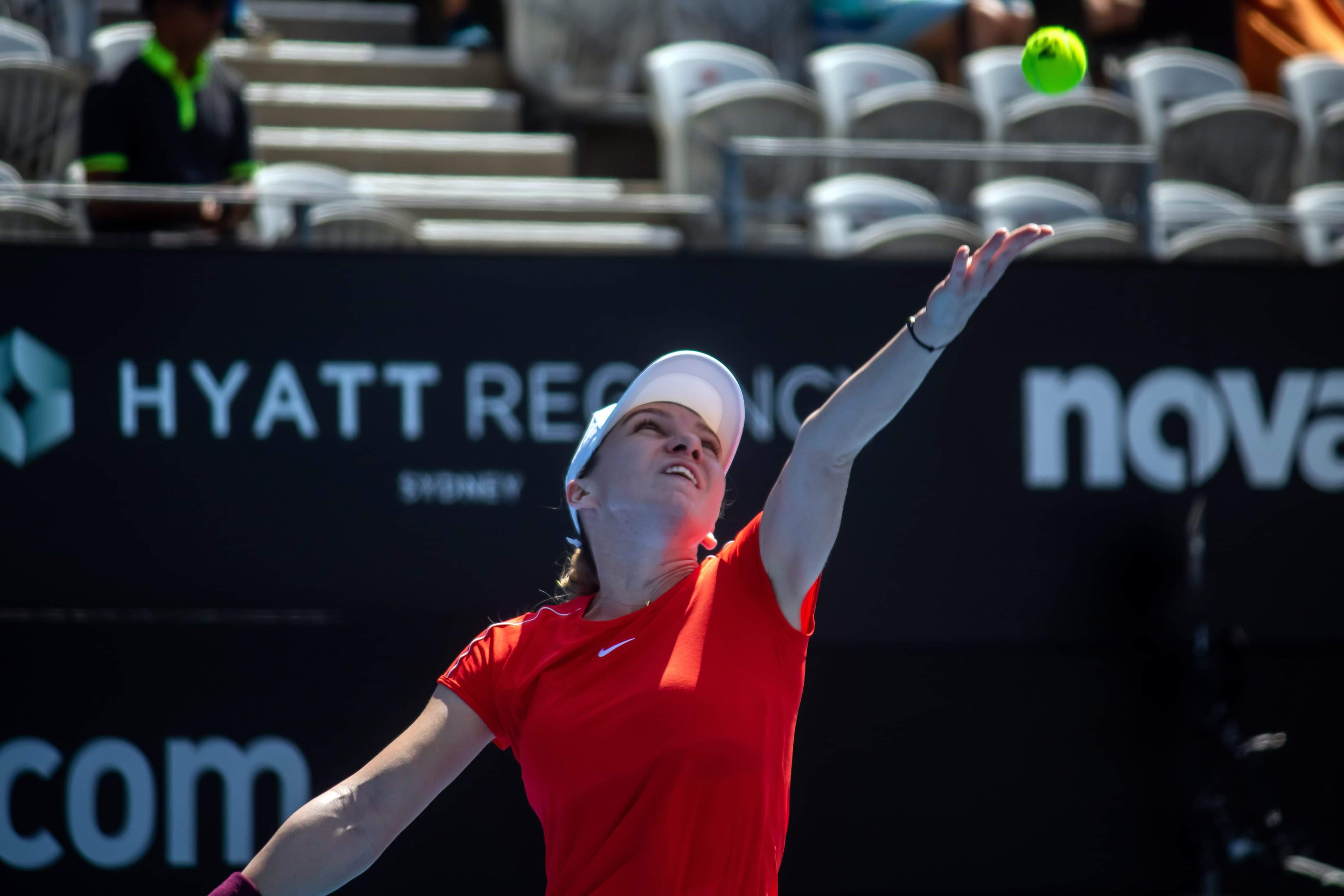 Simona Halep at the Sydney International (OC) | Scrolller