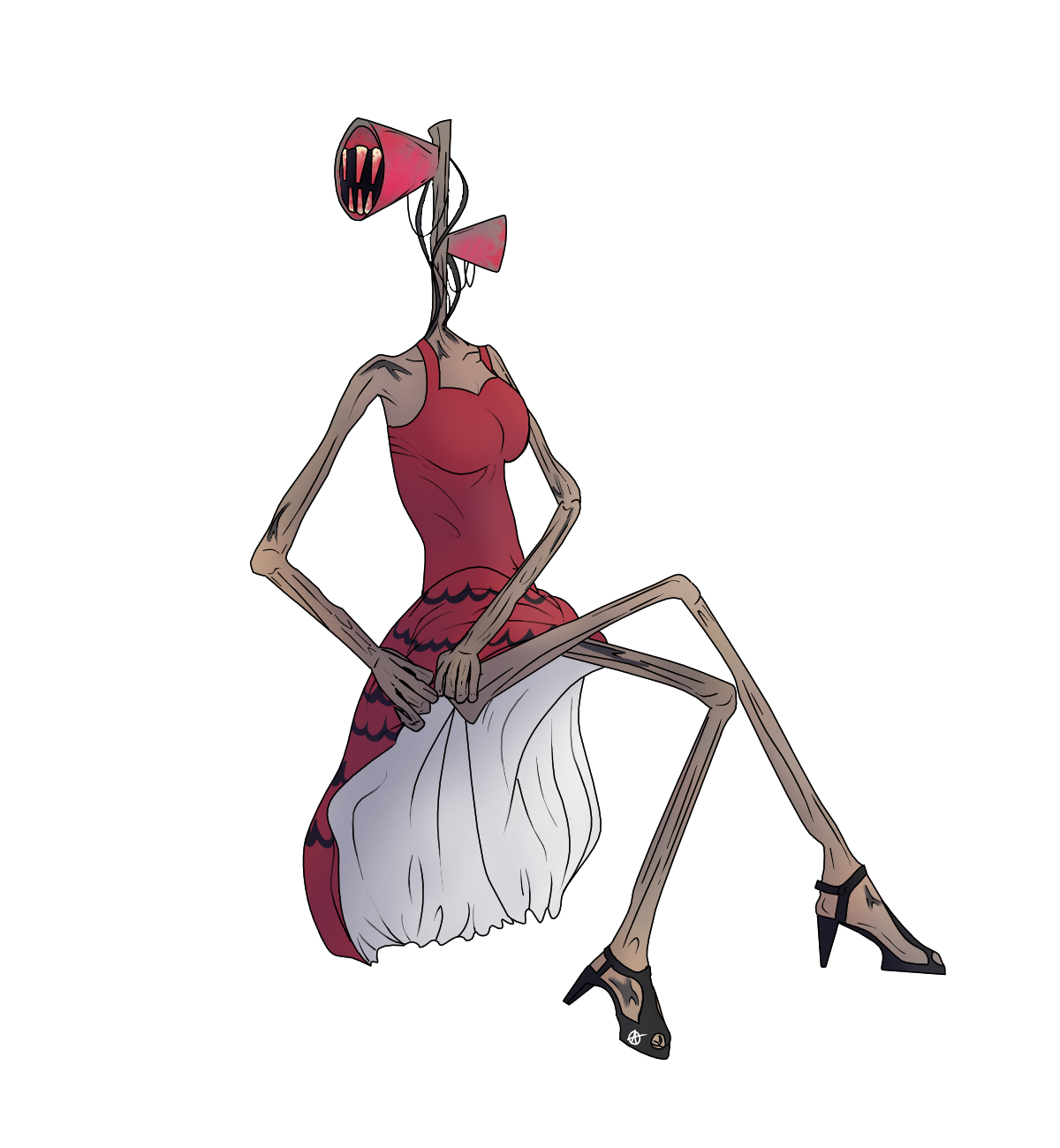 Sirenhead's secret pinup model phase (aka why i shouldnt be allowed to have an art program ...