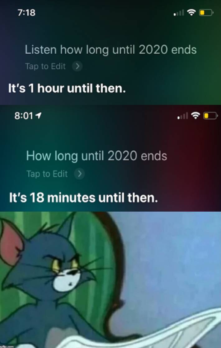 Siri knows we wont survive April... | Scrolller