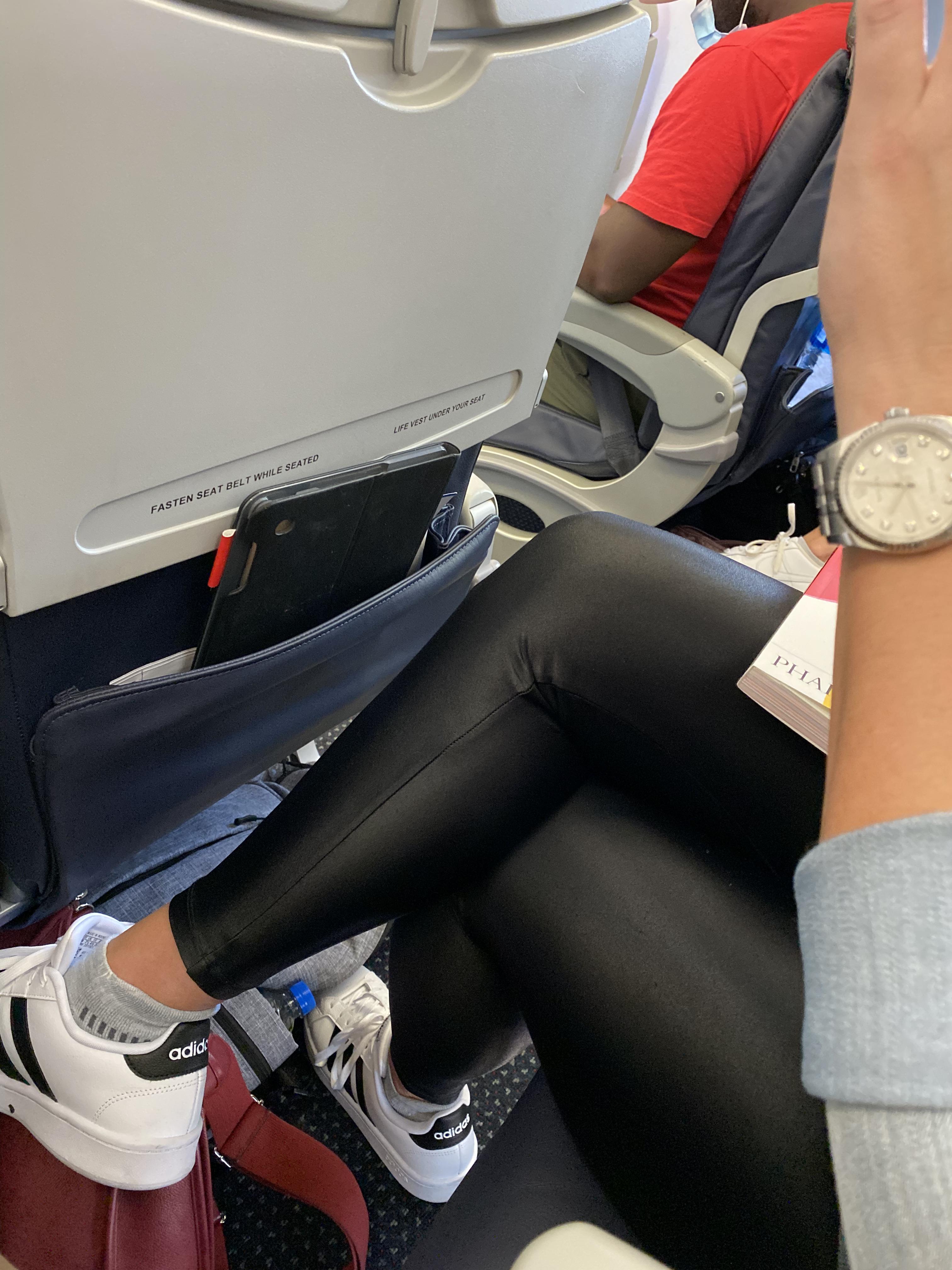 Sitting next to me on the plane. | Scrolller