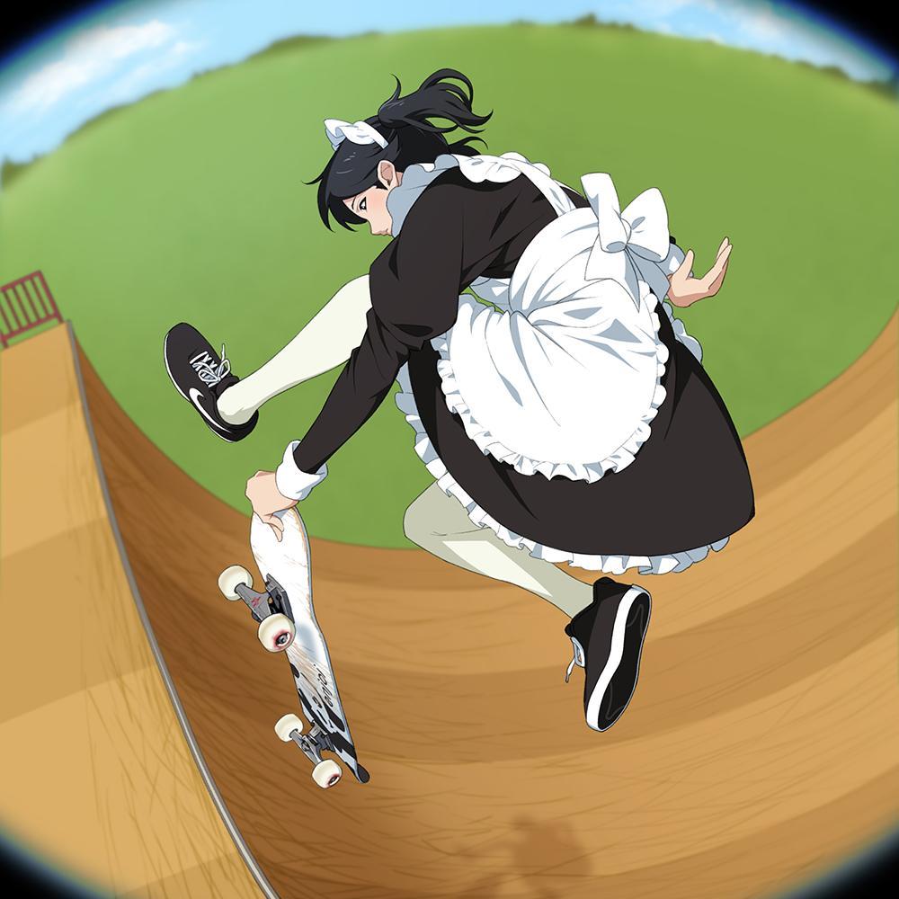 Skater maid [original] | Scrolller