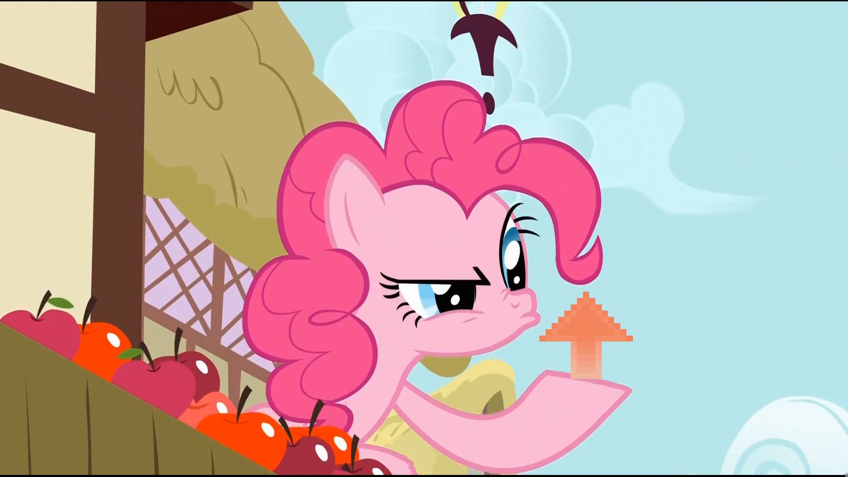 Skeptical Pinkie will give you an upvote...this time. | Scrolller