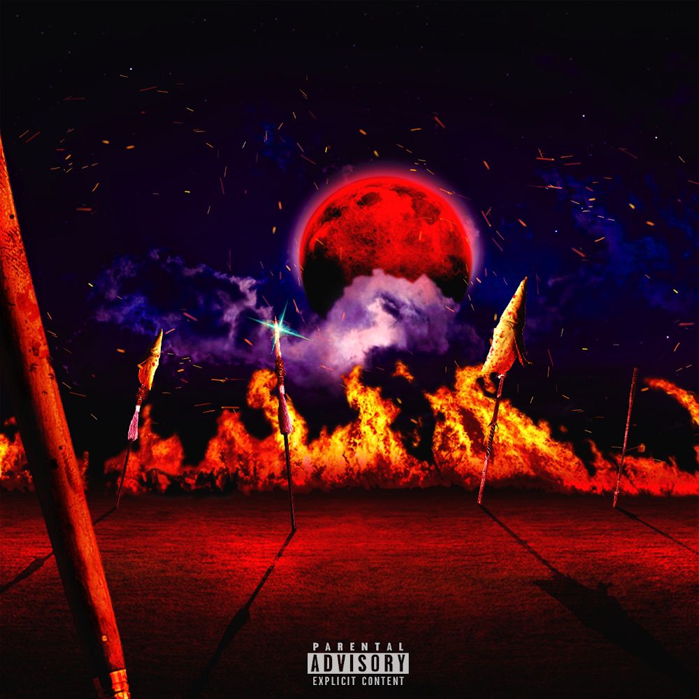 Ski Mask The Slump God - Burn The Hoods, concept coverart by me | Scrolller