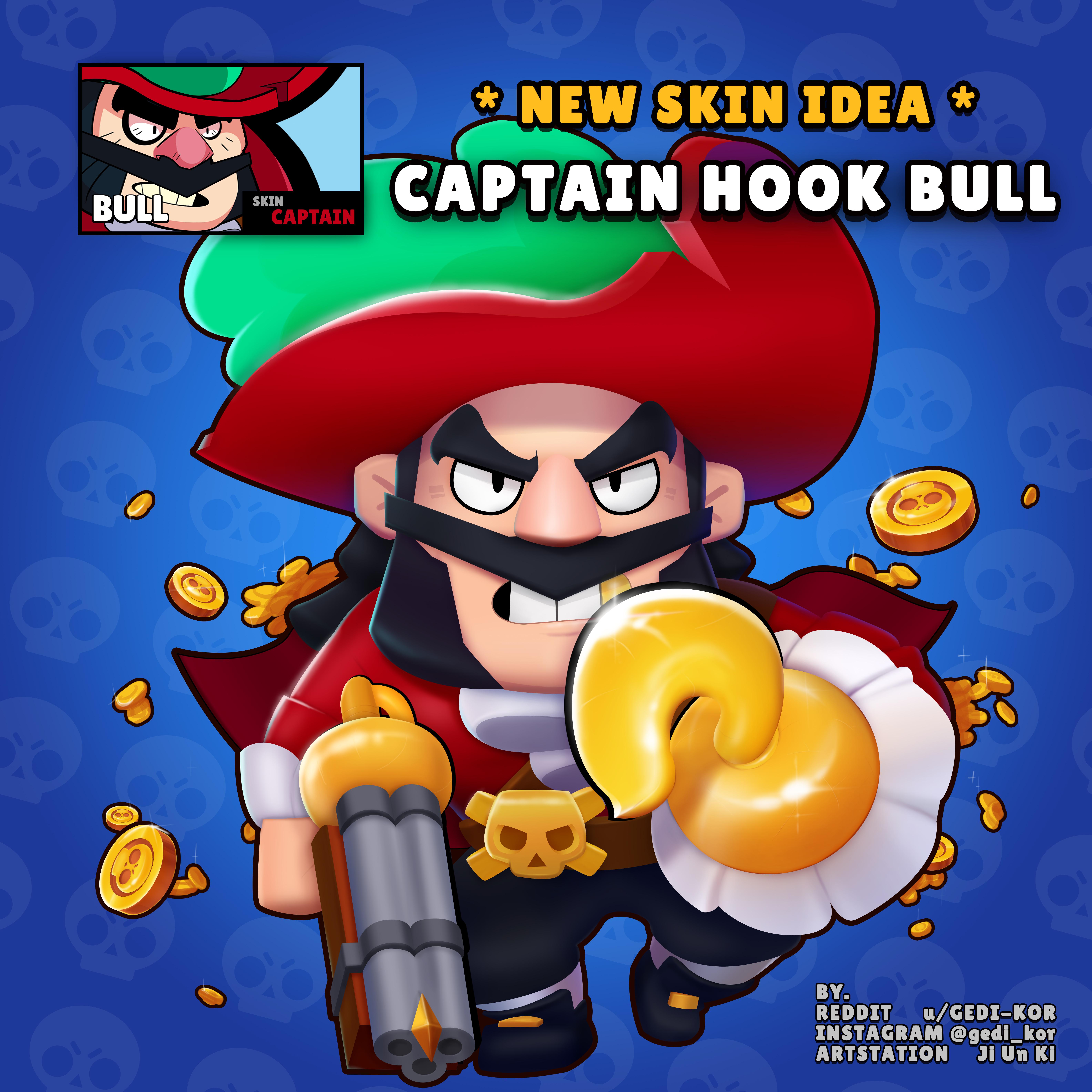 [SKIN IDEA] Captain Hook Bull | Scrolller