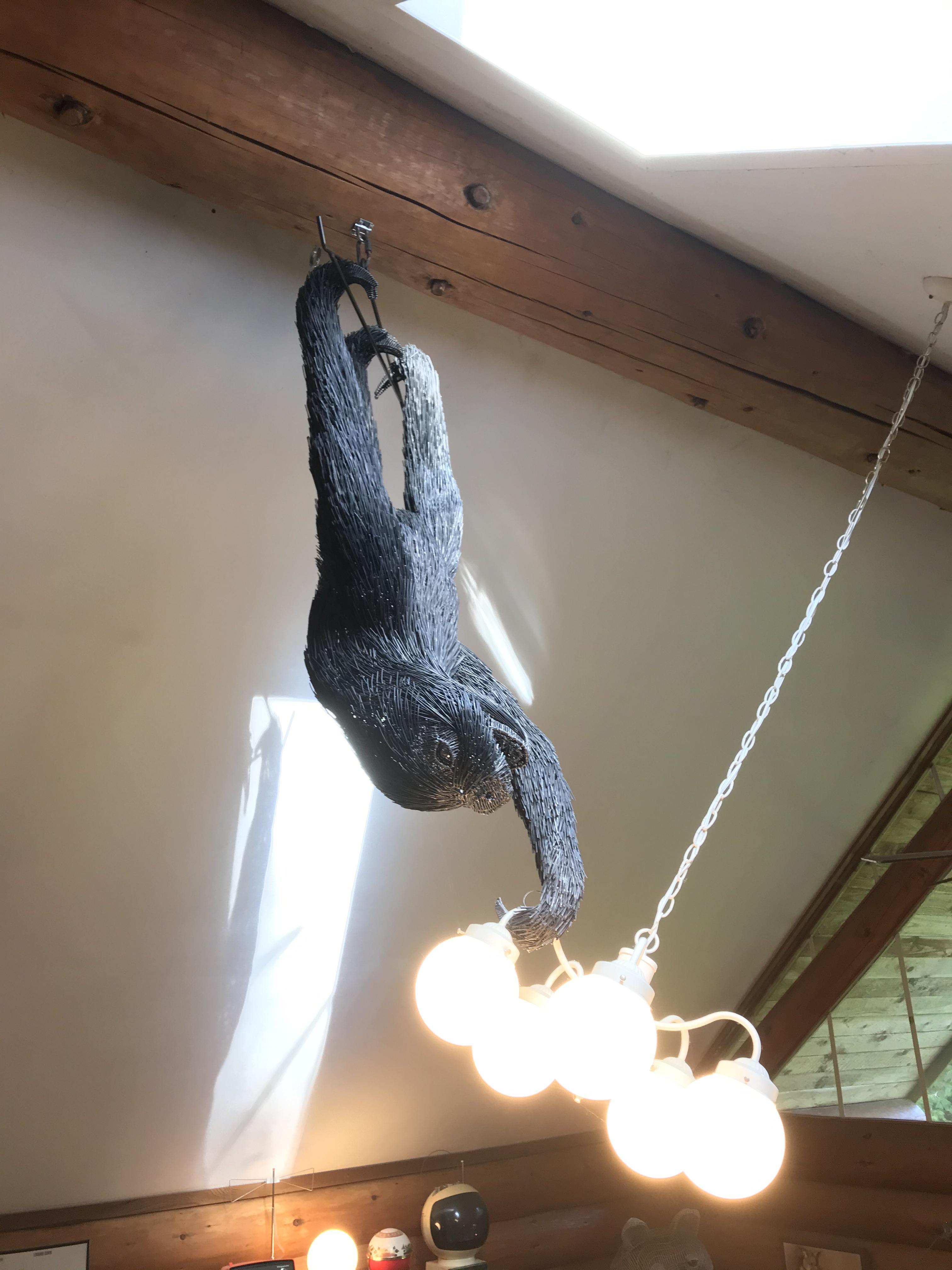 Sloth, Tied steel wire, Me, 2020 | Scrolller