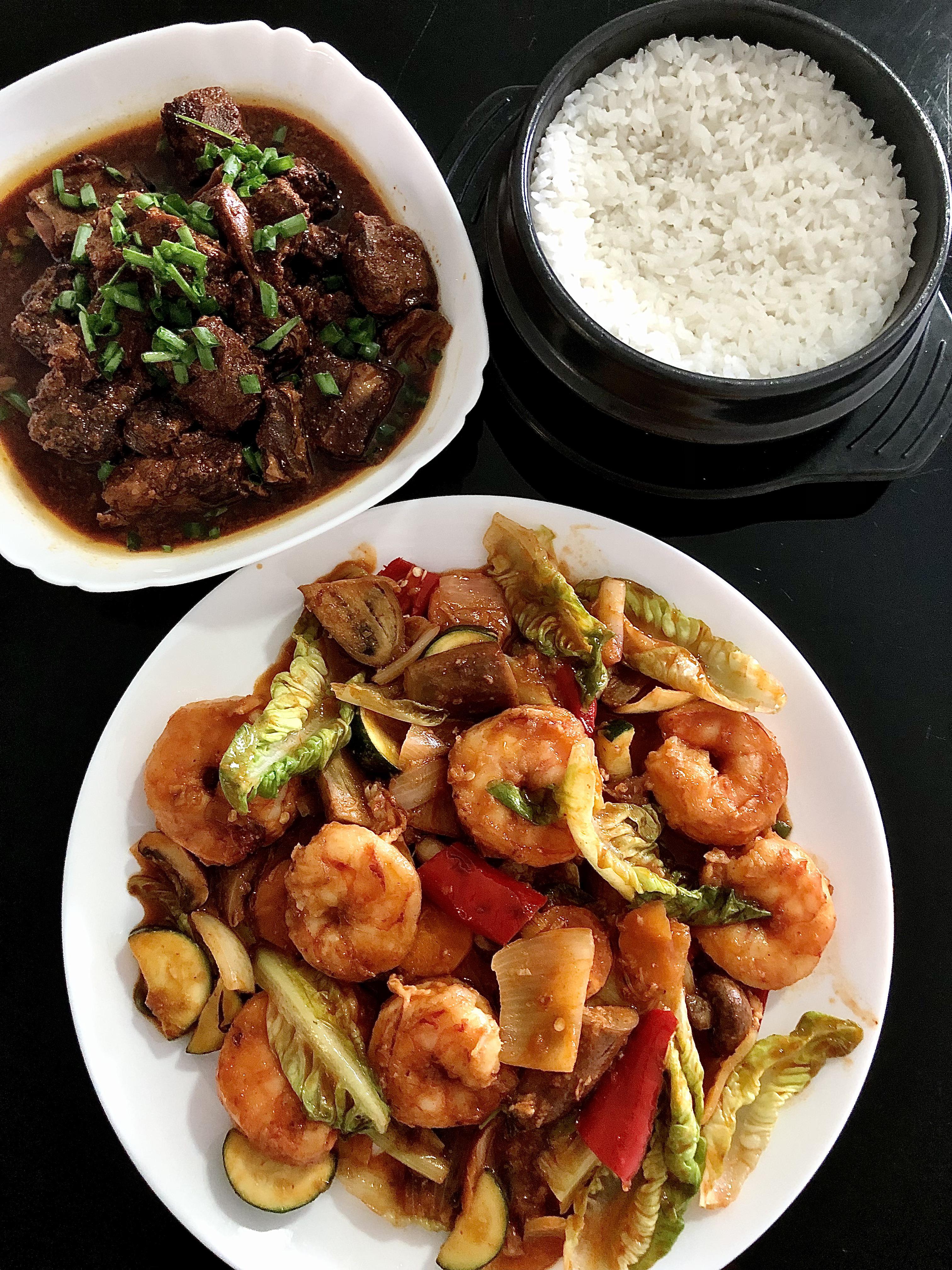 Slow cooked baby back ribs, hot n sour prawns | Scrolller