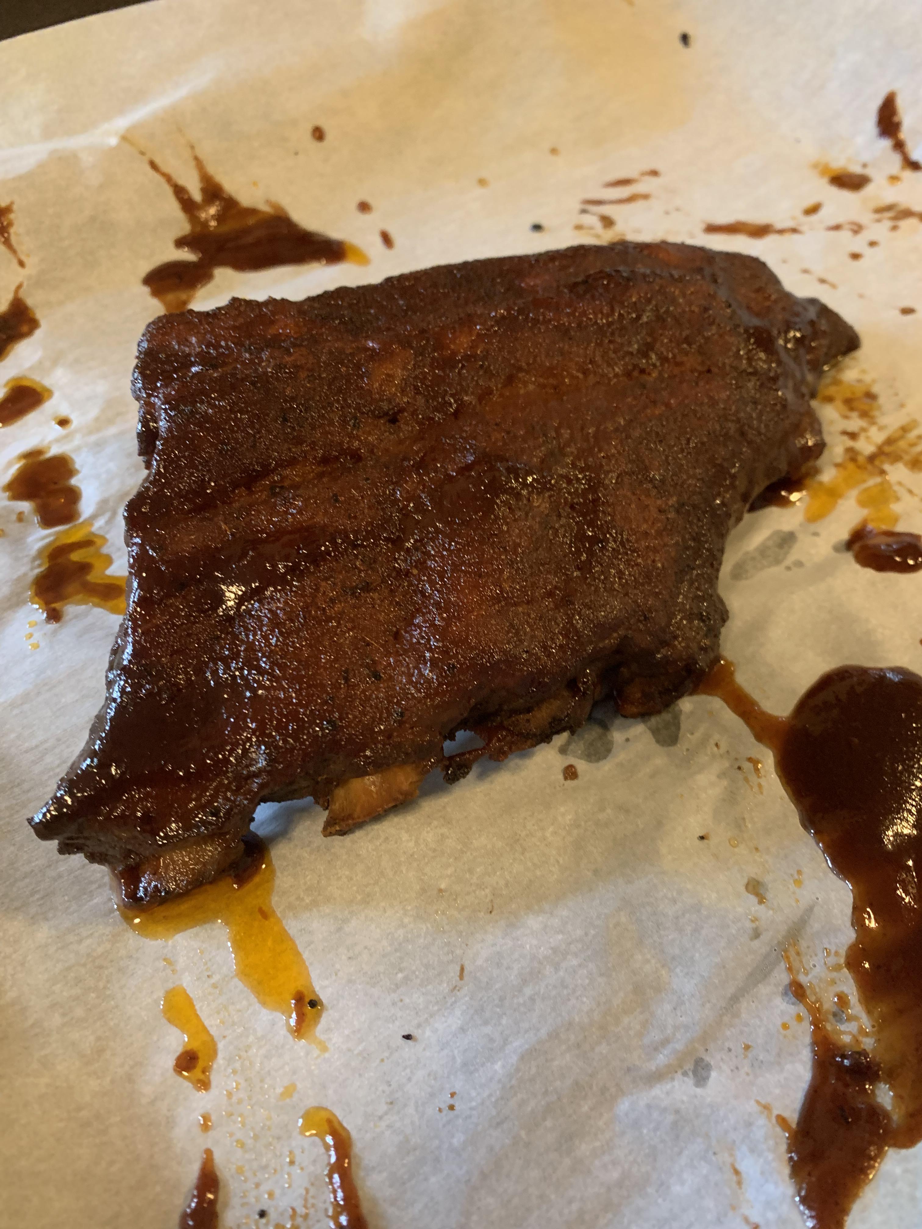 Slow cooked ribs, finished off in the broiler. So damn delicious 🤤 | Scrolller