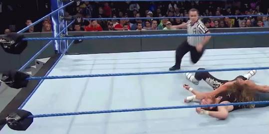Smooth save by Wrestling Referee | Scrolller