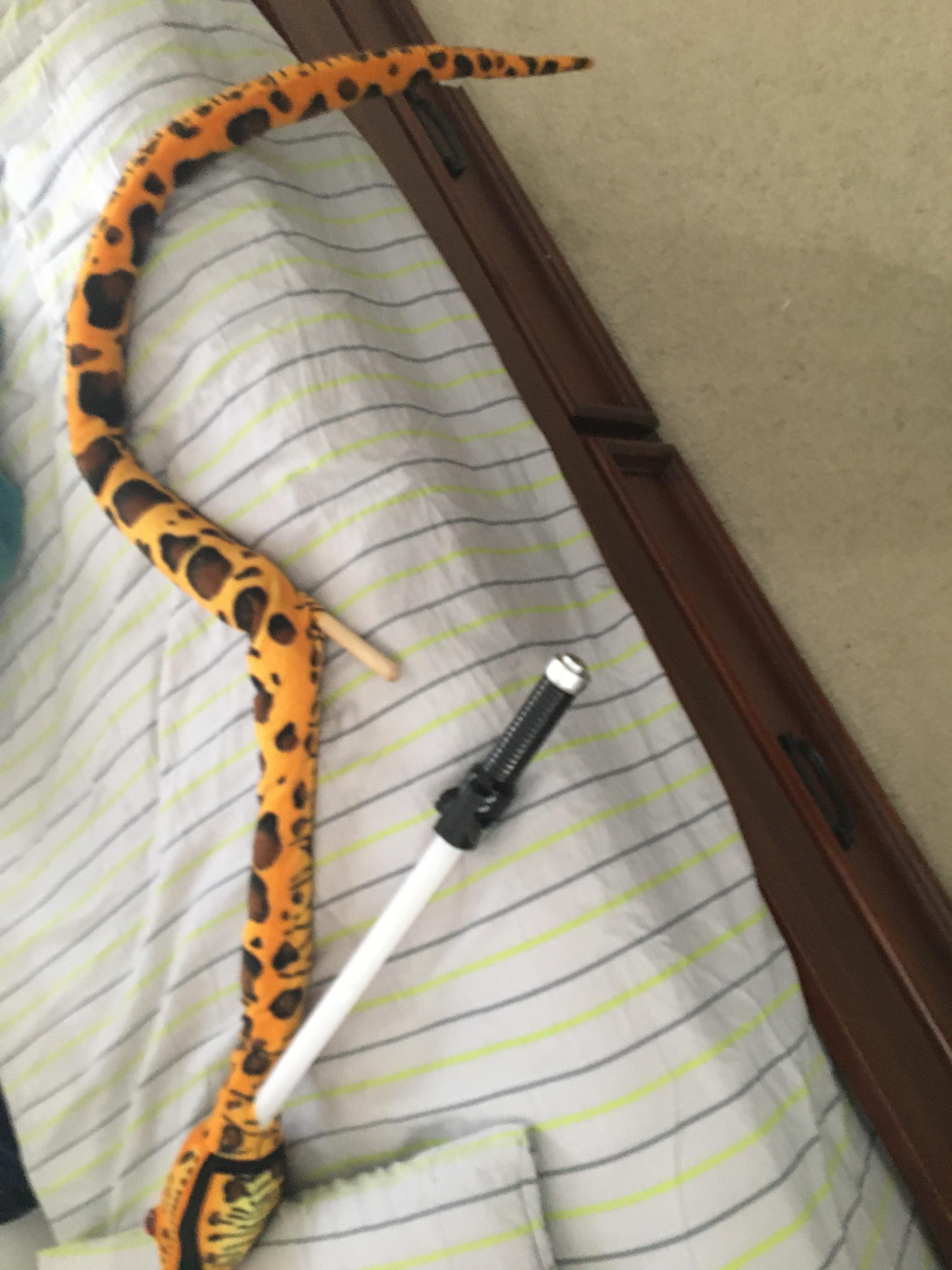 Snake puppet I made. | Scrolller