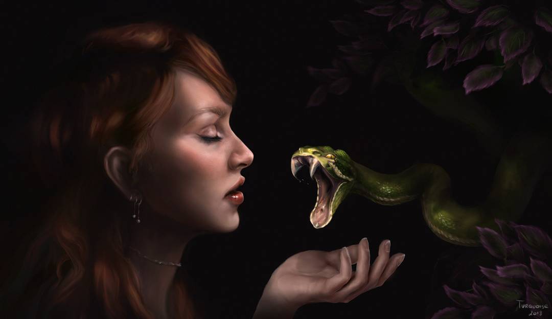 Snake's Kiss by Agata Pytyś | Scrolller