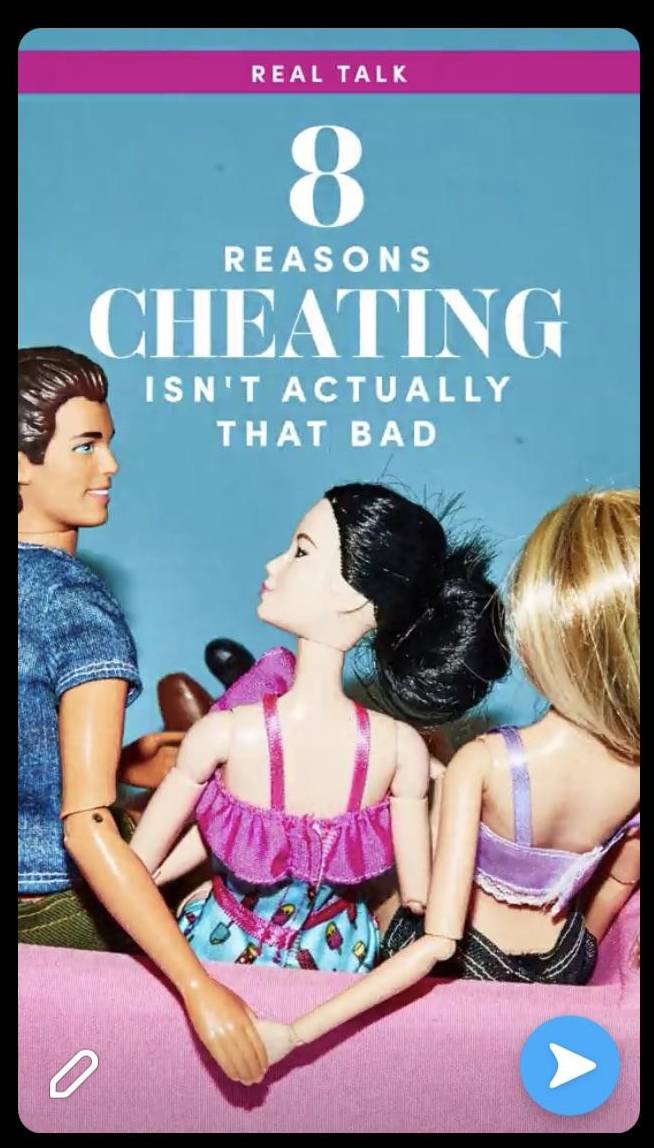 Snapchat promoting cheating culture!!! | Scrolller