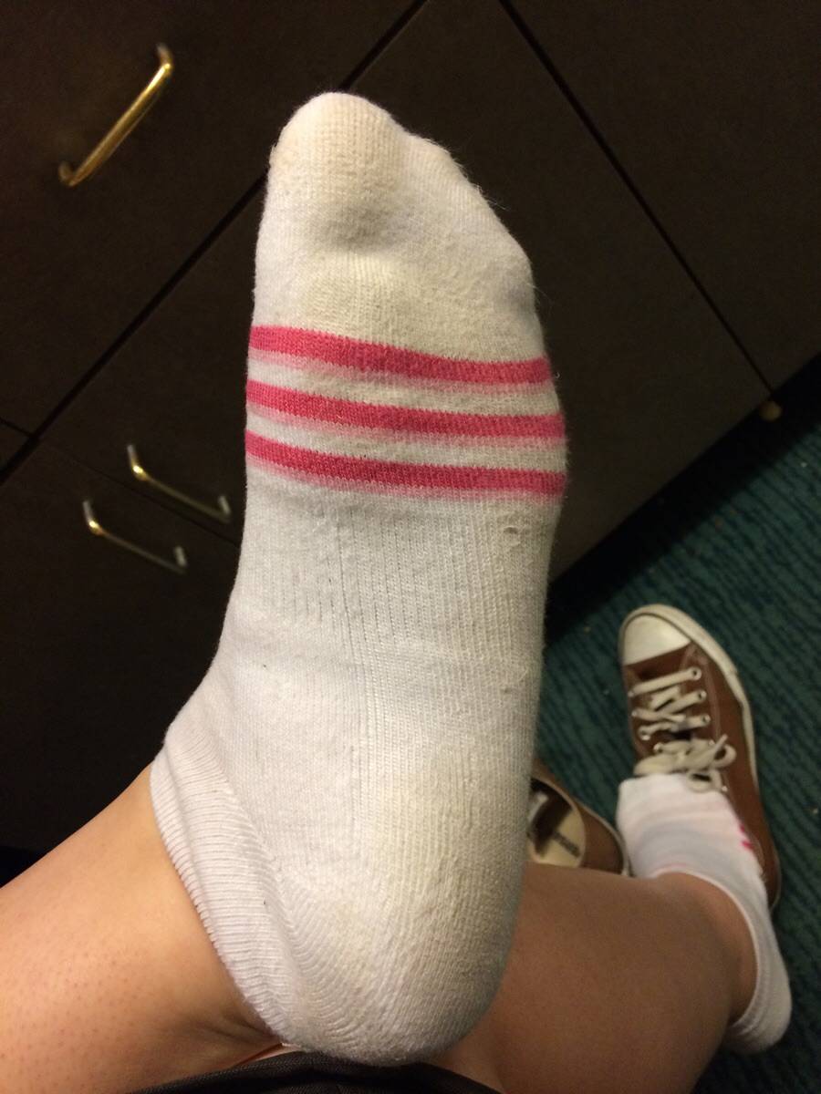 Sneaky sock pic while at work. Love the thick soles on these | Scrolller