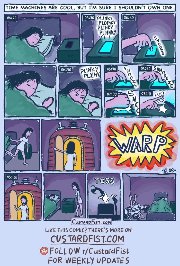 'Snooze Paradox' [OC]. Seriously, who wouldn’t want to be able to do this? | Scrolller