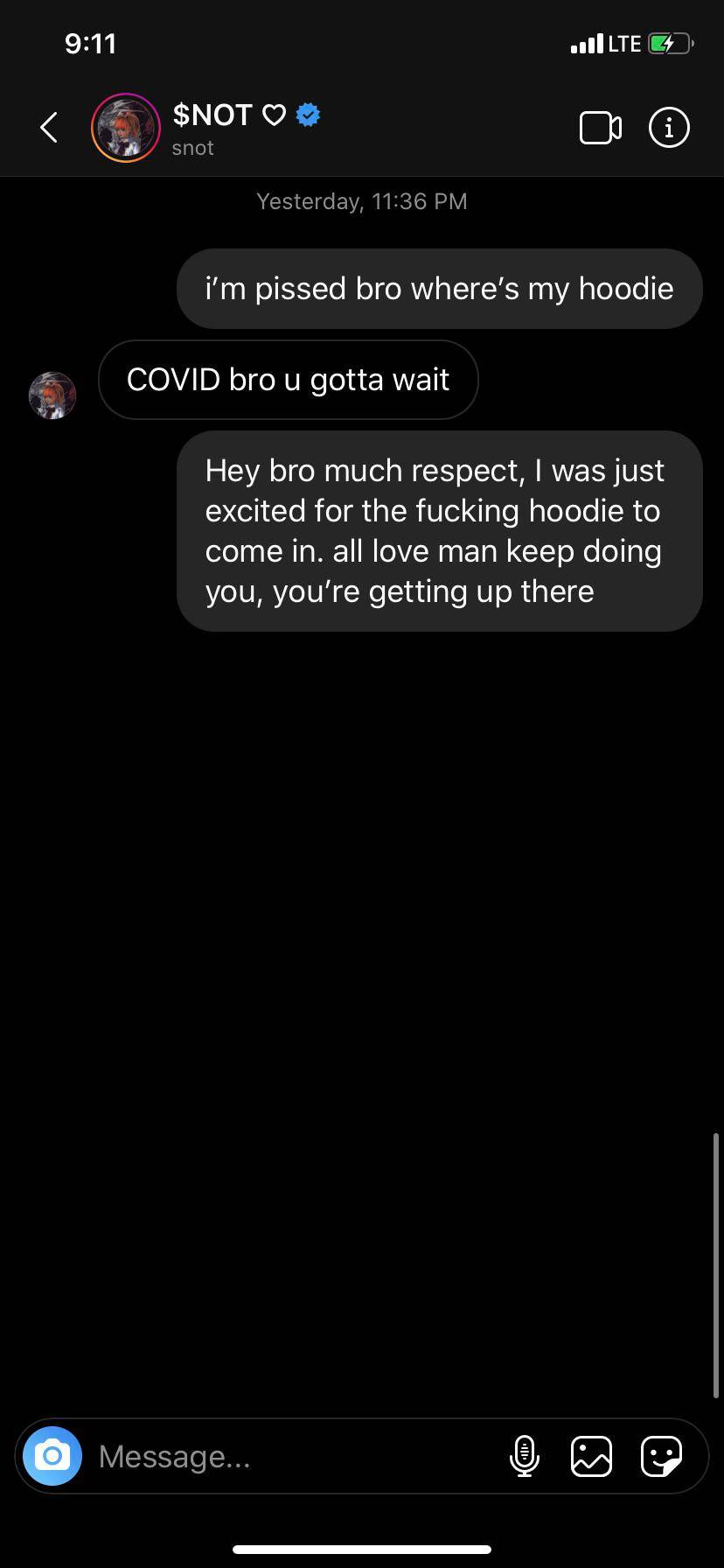 Snot’s explanation... | Scrolller