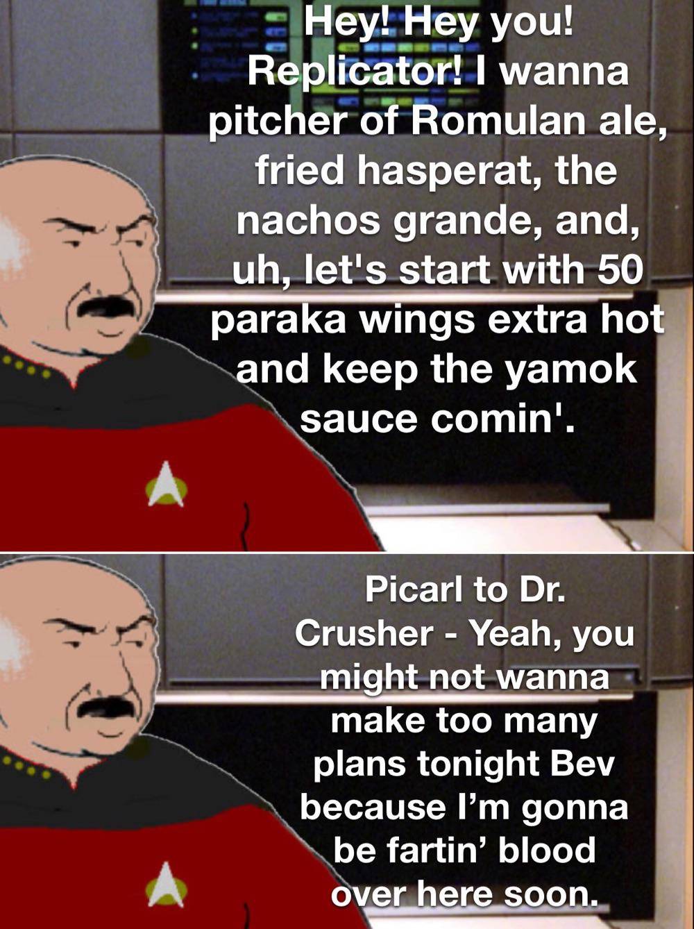 So I’ve been making memes of Carl from ATHF as the captain of the USS Enterprise. | Scrolller